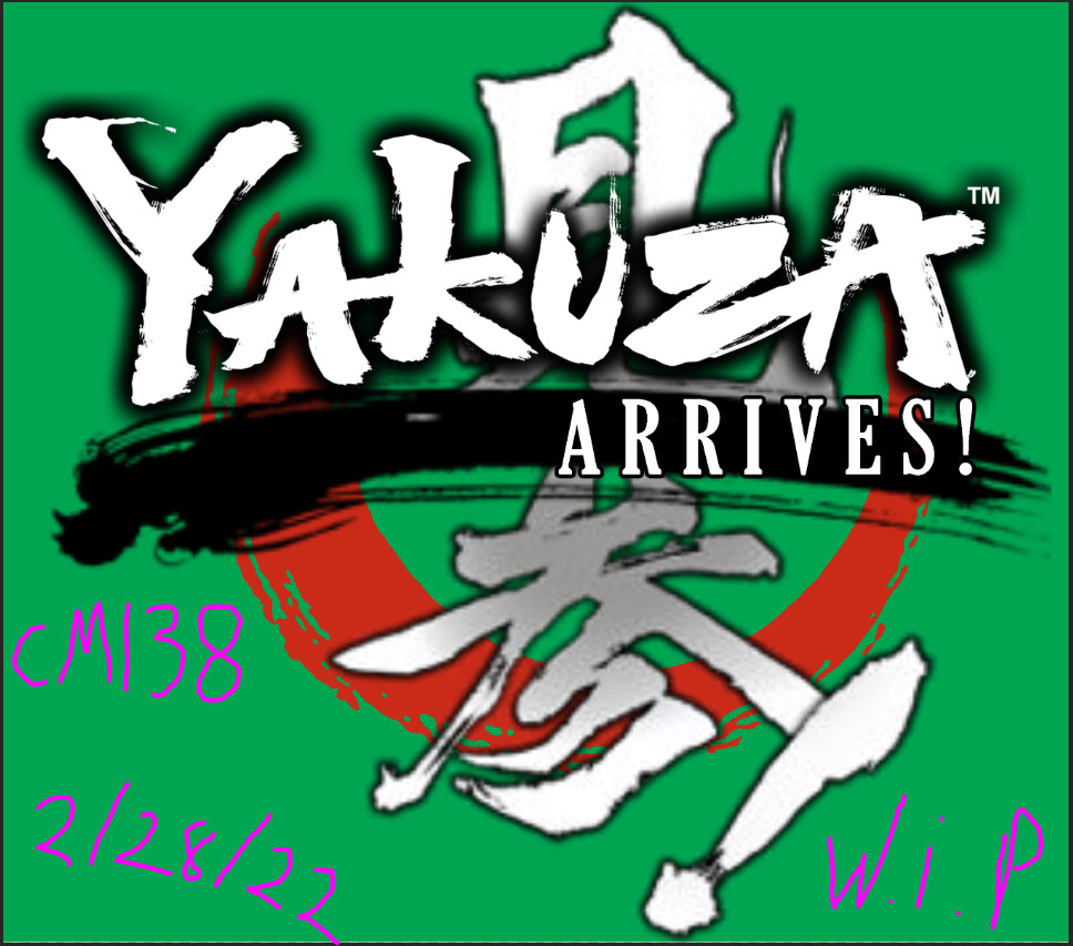 ArtStation - Yakuza Kenzan / 龍が如く 見参! English Logo (W.I.P)