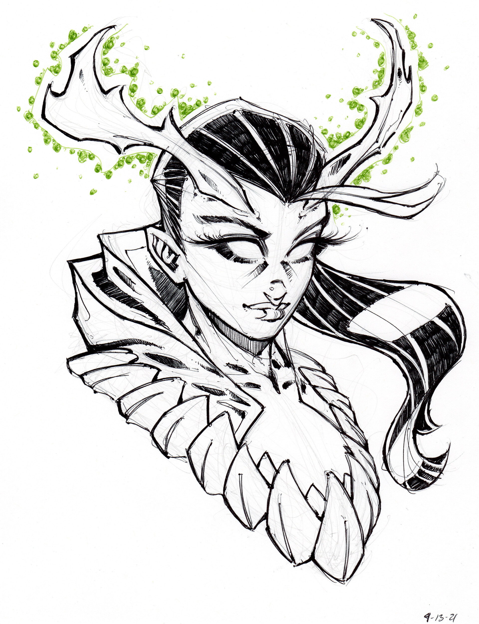 ArtStation - Daily Drawing Series 024 | Original Fantasy Character ...