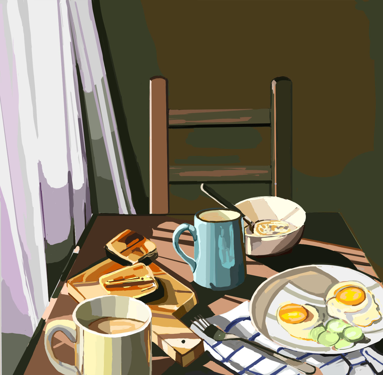 Nasim - breakfast table