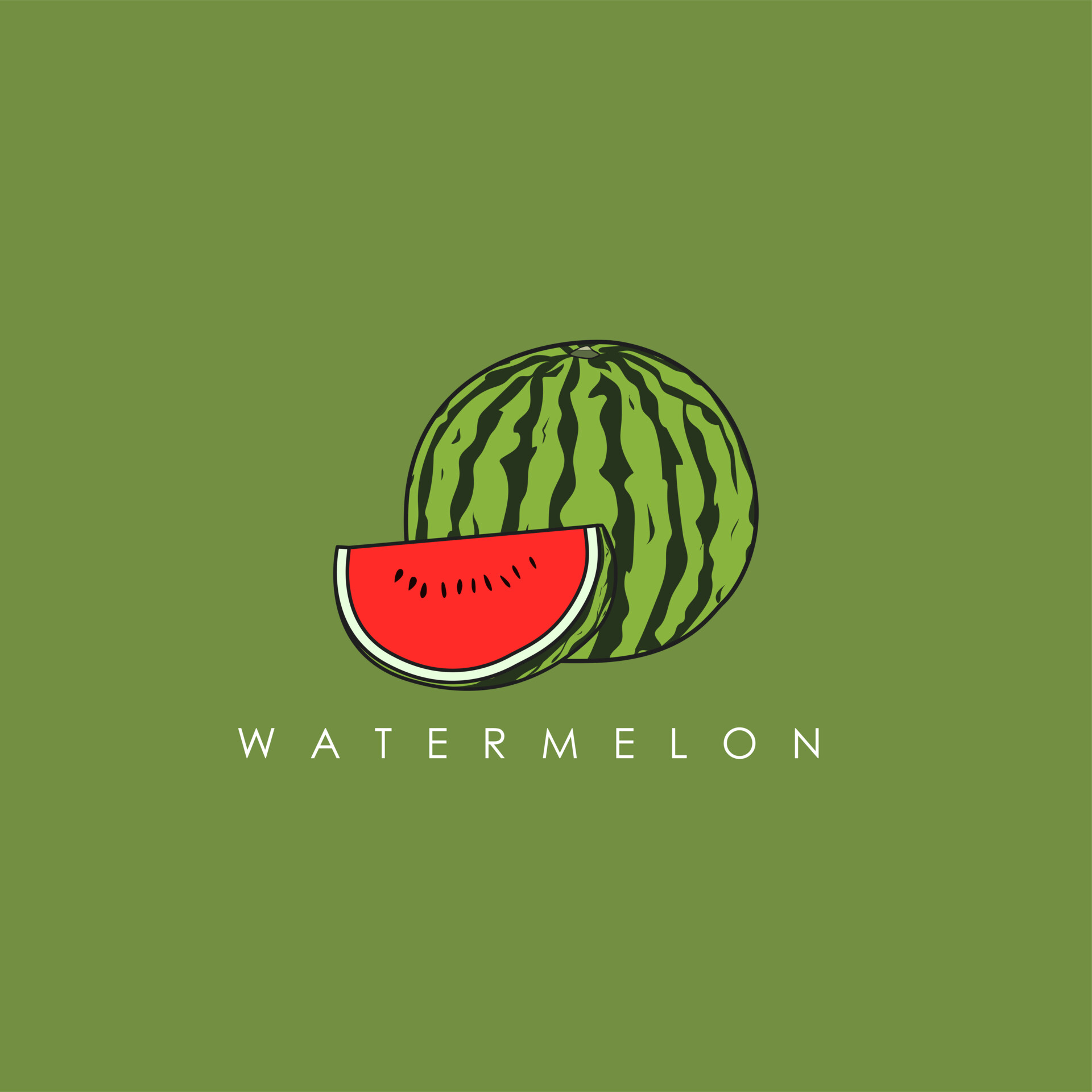 ArtStation - illustration watermelon