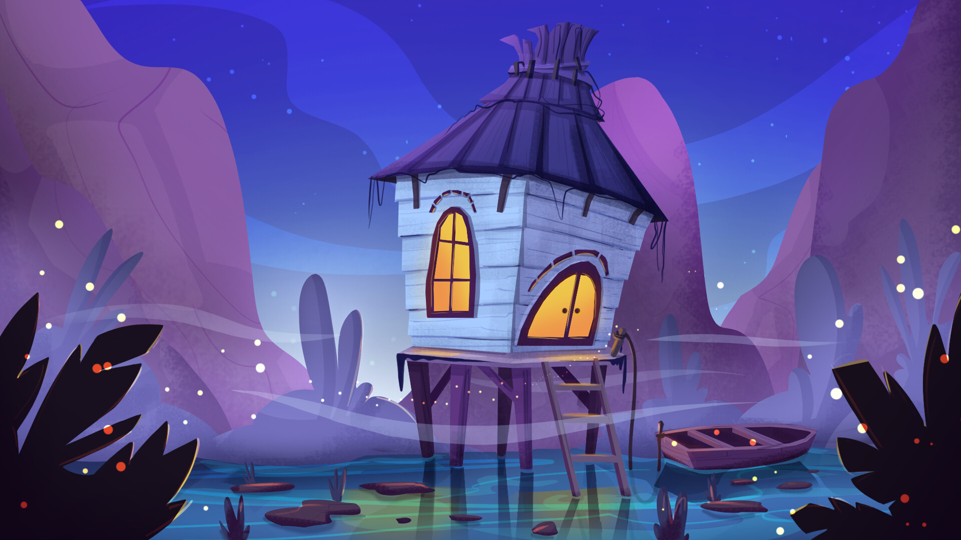 ArtStation - Lake house Concept art