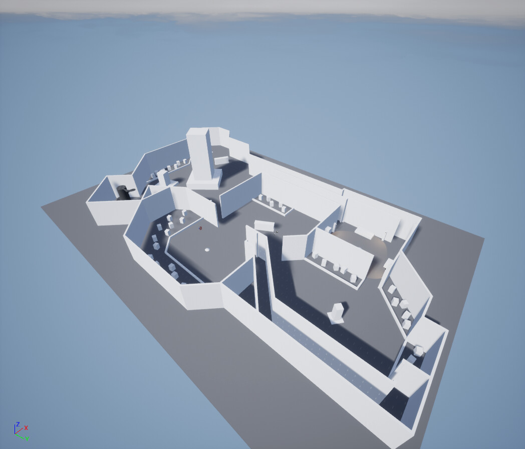 ArtStation - Overwatch White box Level Concept The Museum