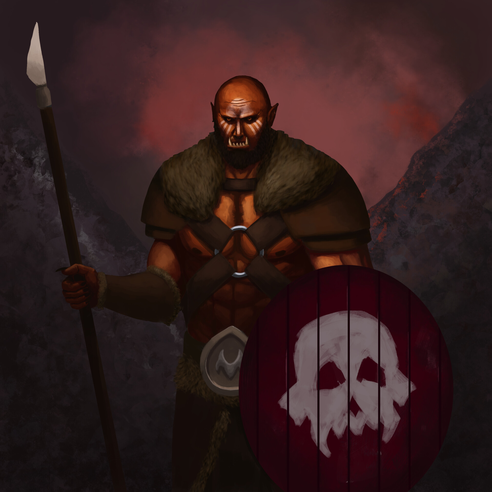 ArtStation - Orc Spearman