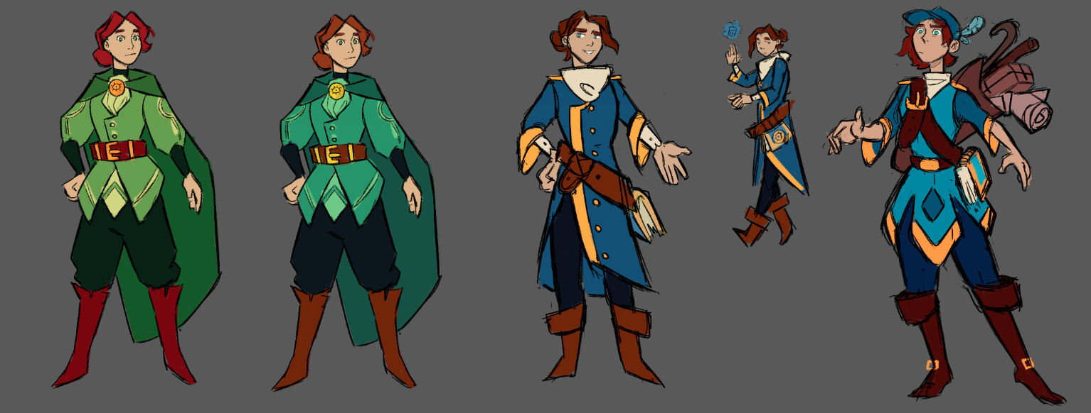 Ángela Ronco - Witches Character Design