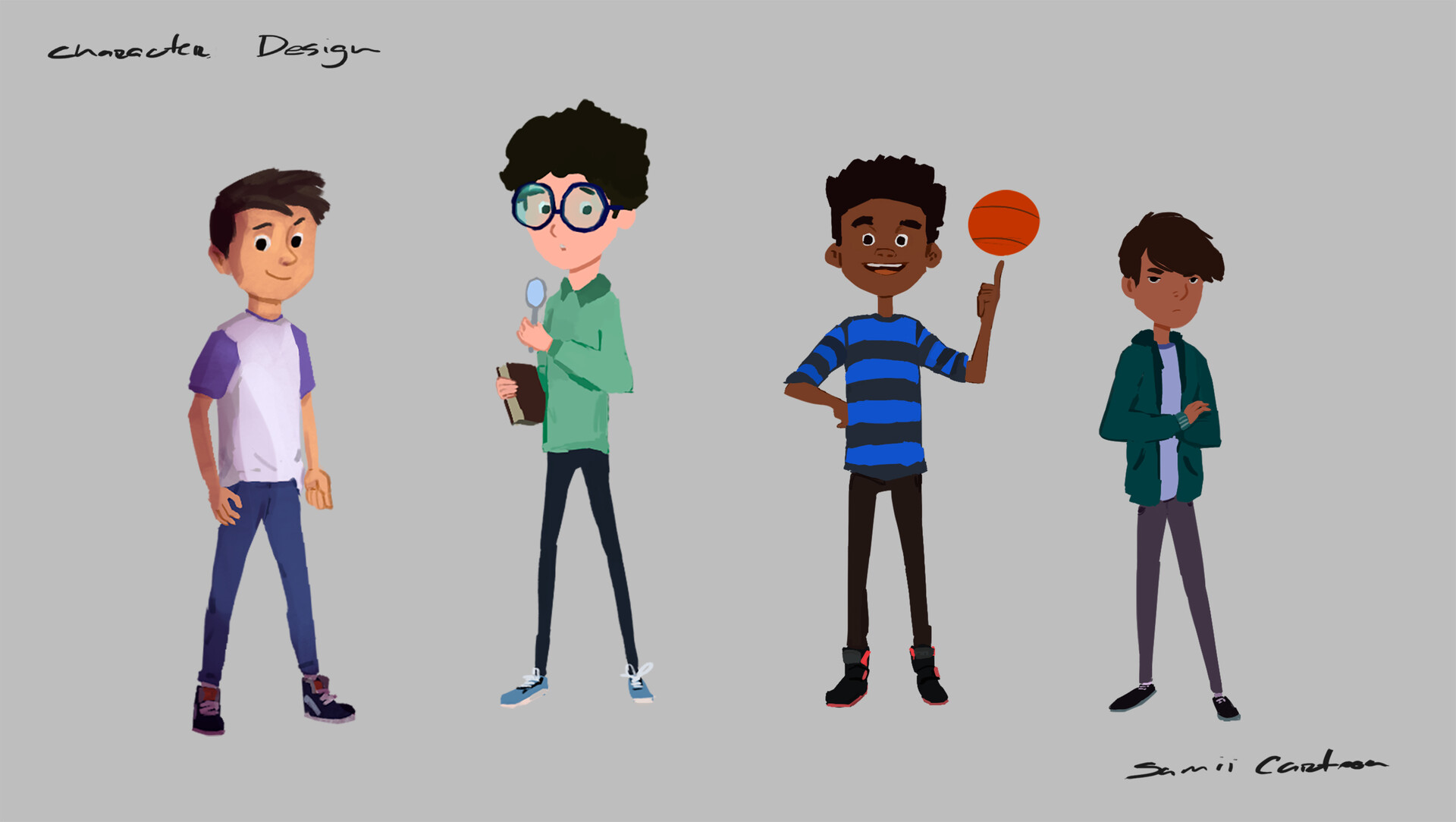 ArtStation - Cartoons Designs Teenagers