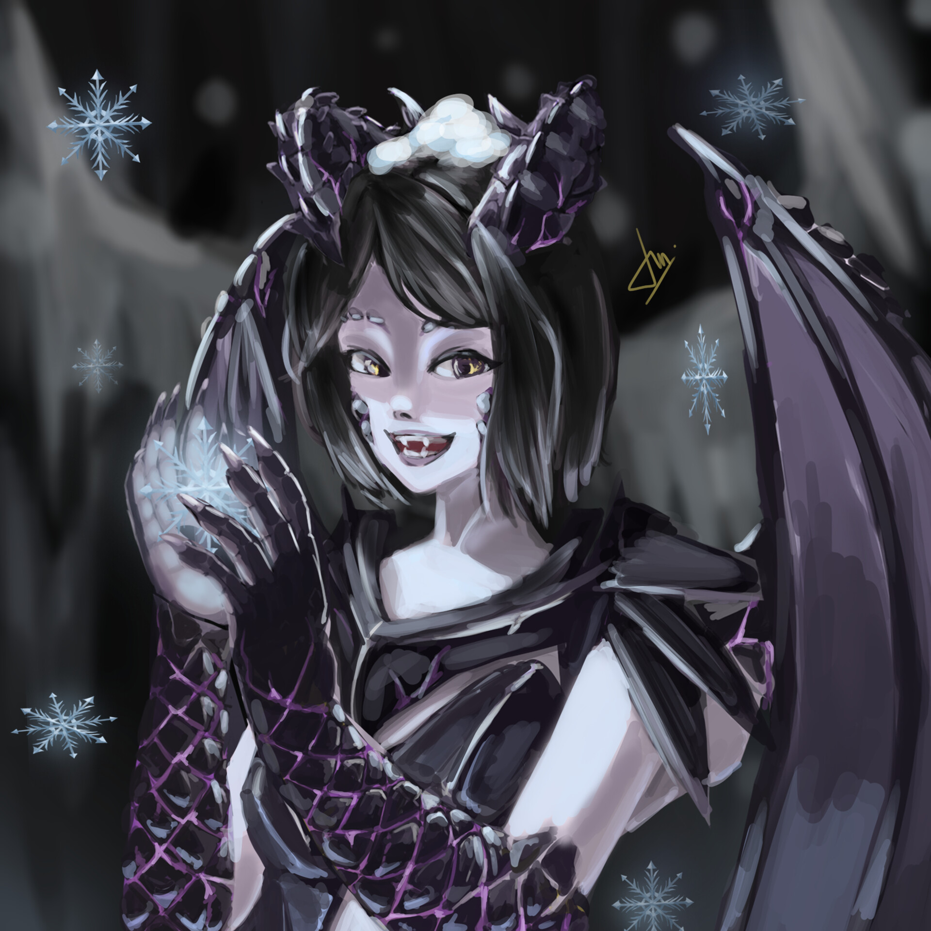 ArtStation - Humanoid Dragoness