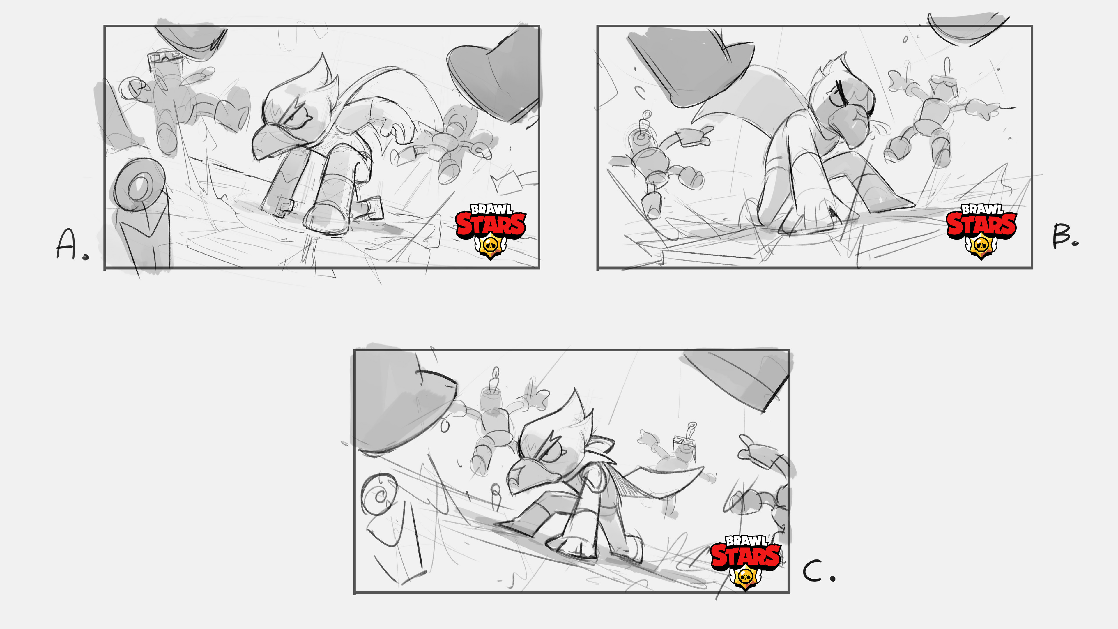 how to draw white crow brawl stars