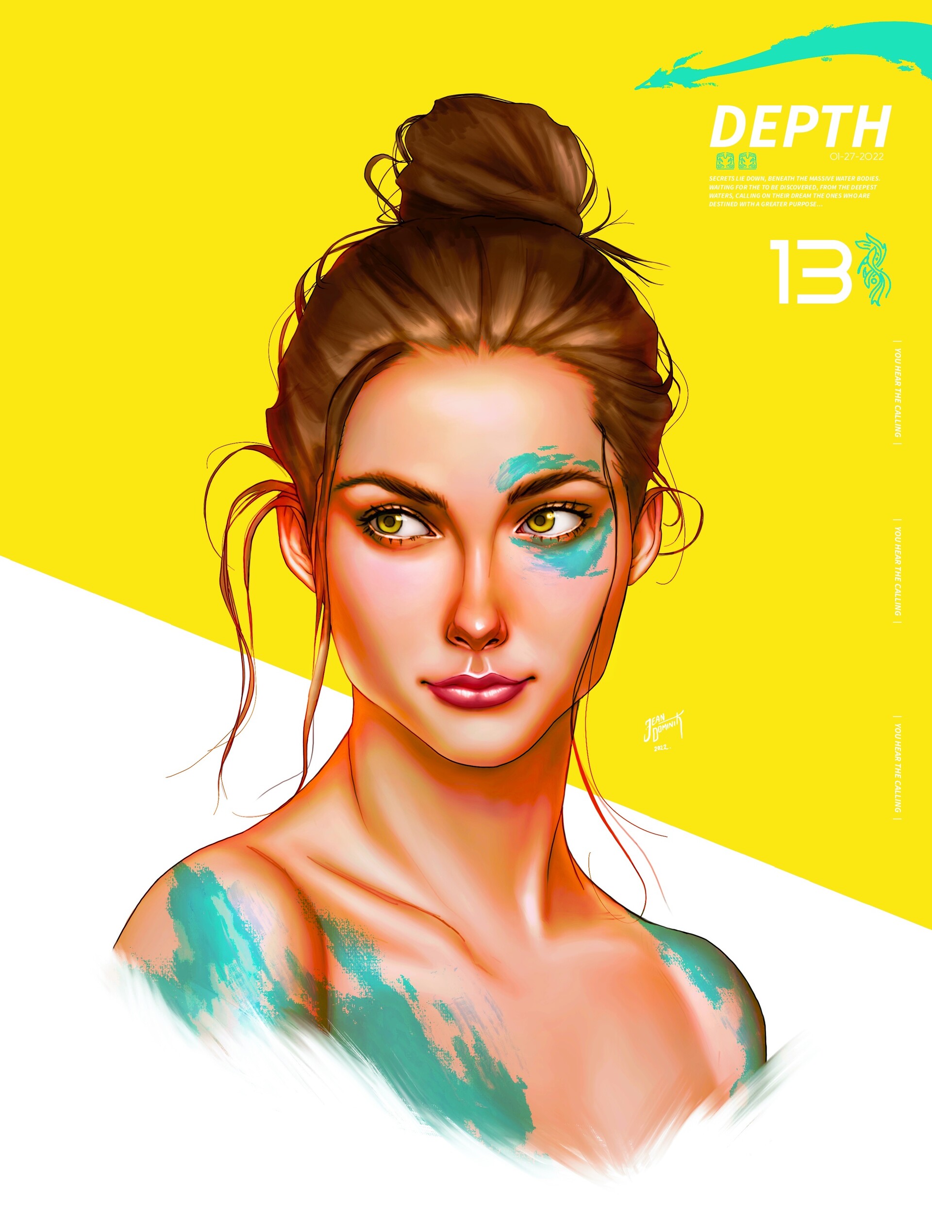 ArtStation - “DEPTH 13” Character portrait of Valentina Soria