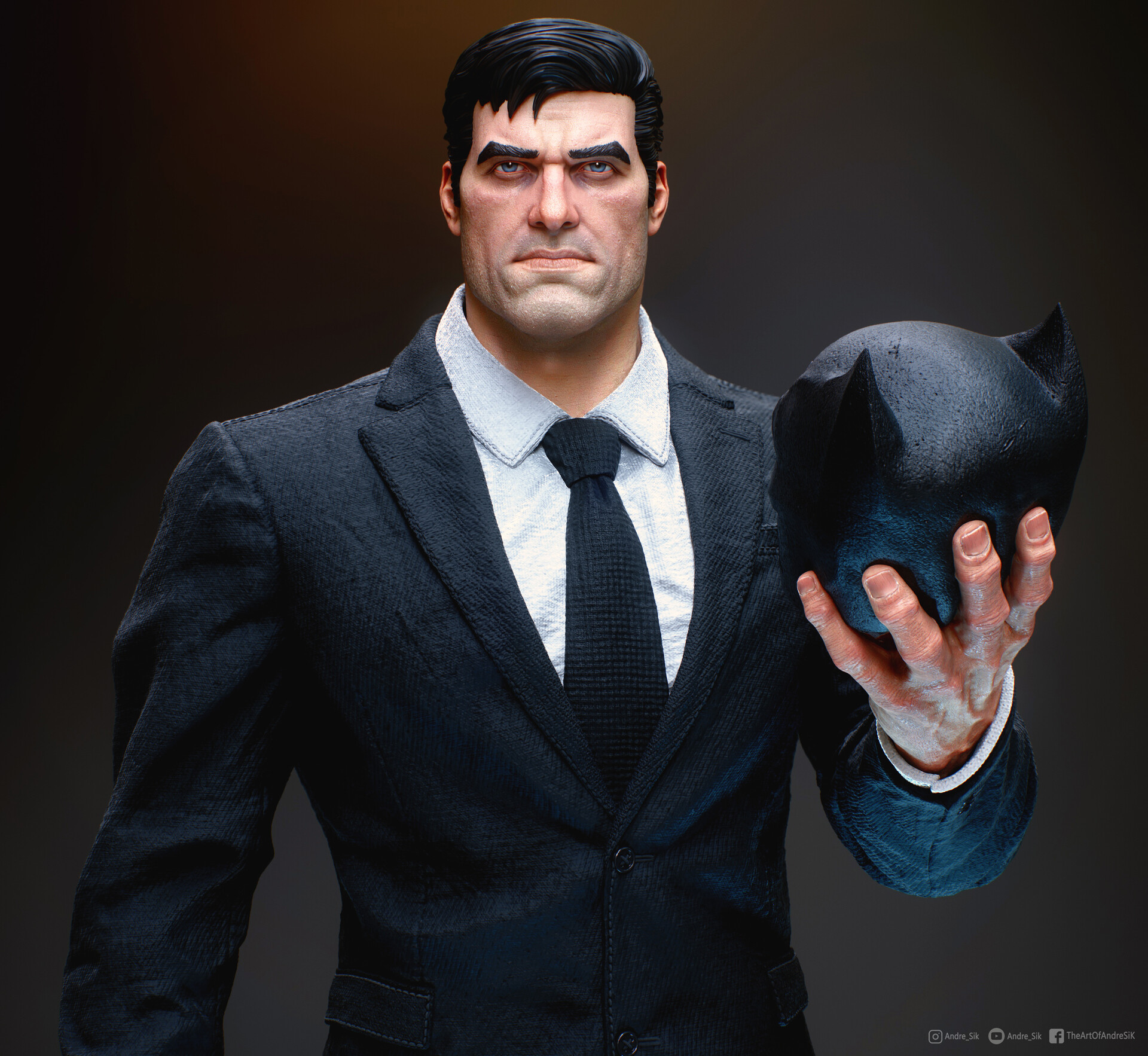 André SiK - Bruce Wayne - Commission work