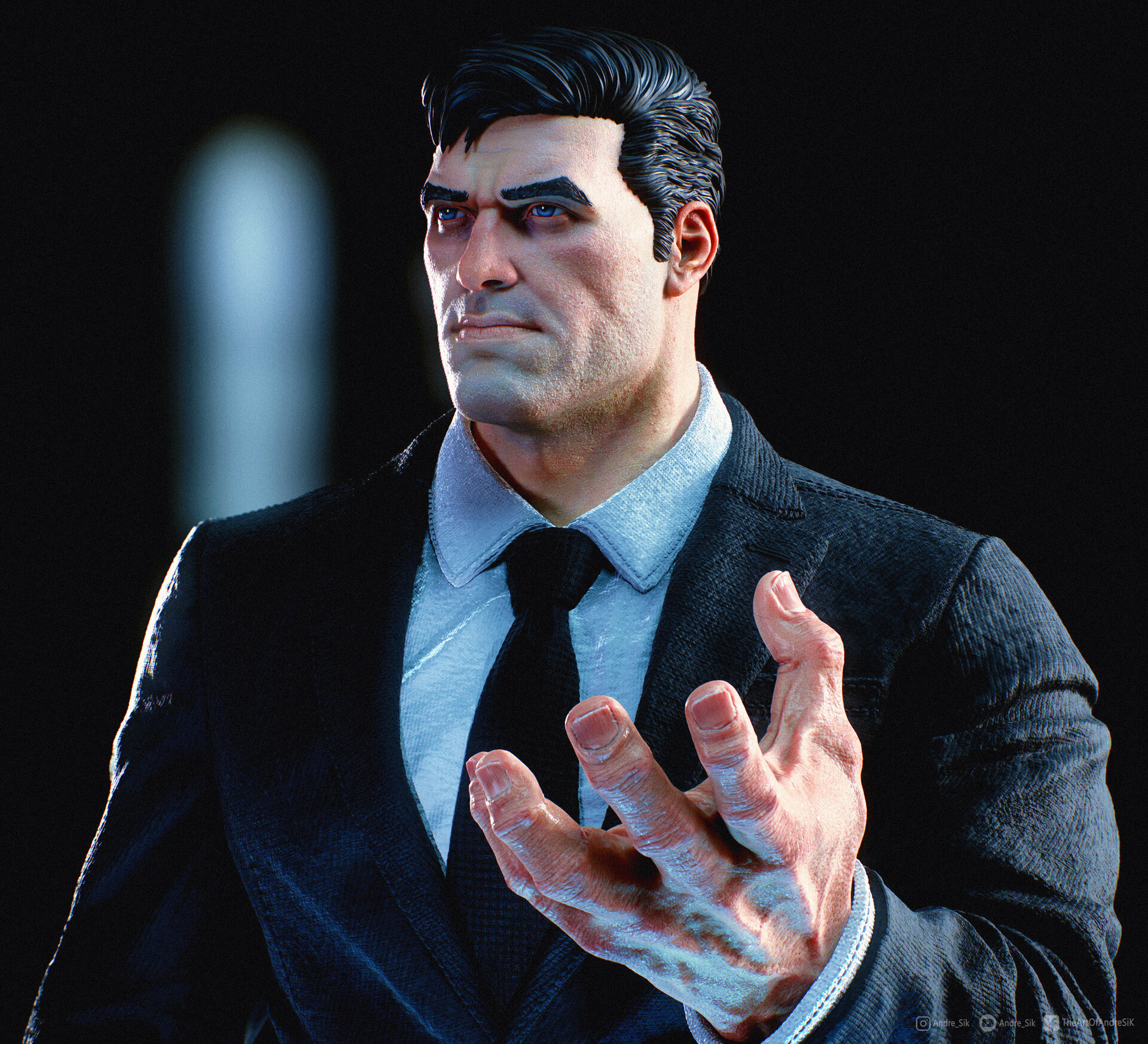 André SiK - Bruce Wayne - Commission work