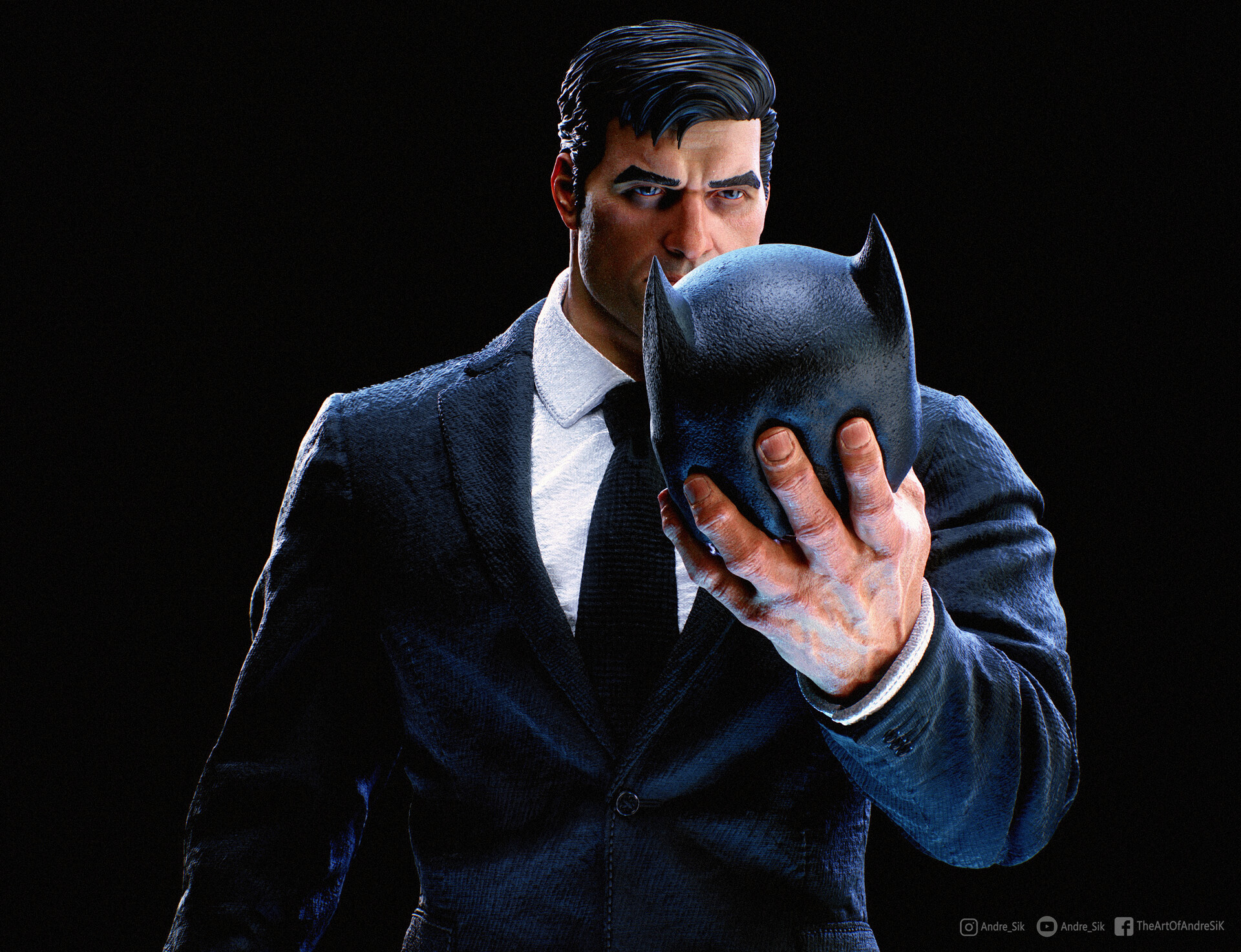 André SiK - Bruce Wayne - Commission work