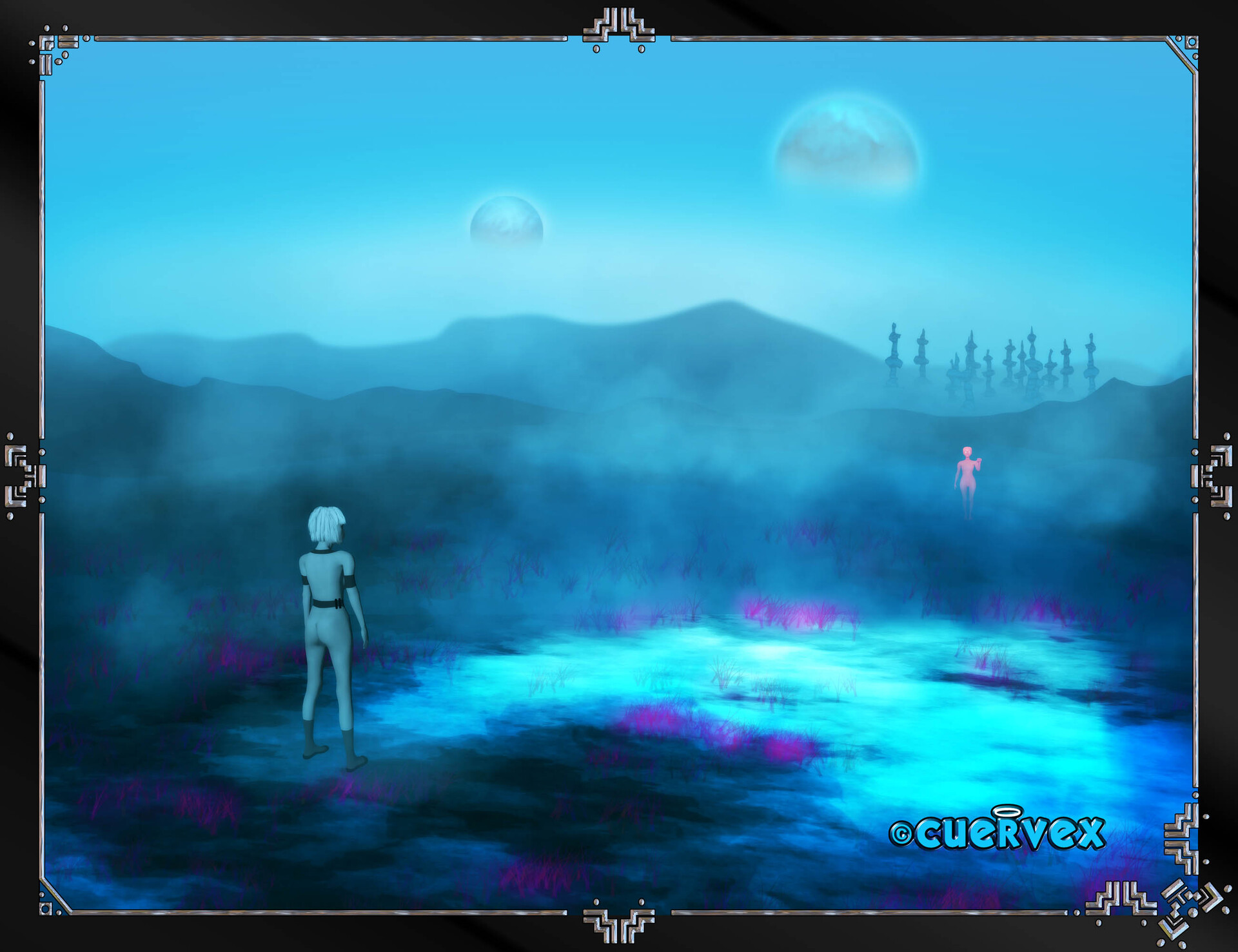 ArtStation - Alien Blue Planet