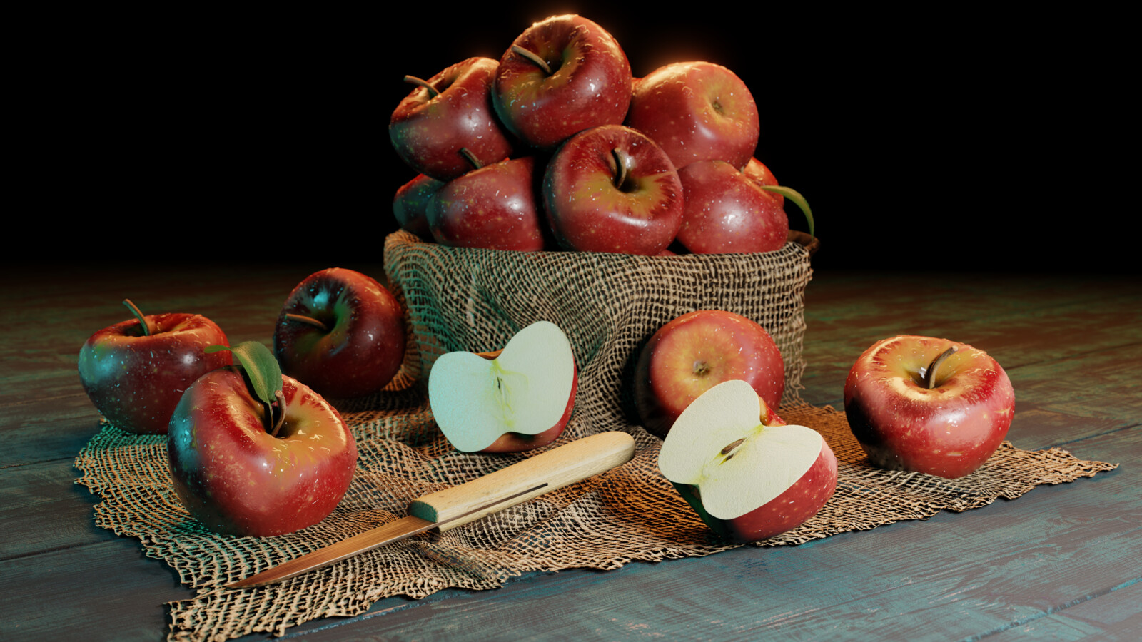 Nicholas Kohler - Apple 3D Scene