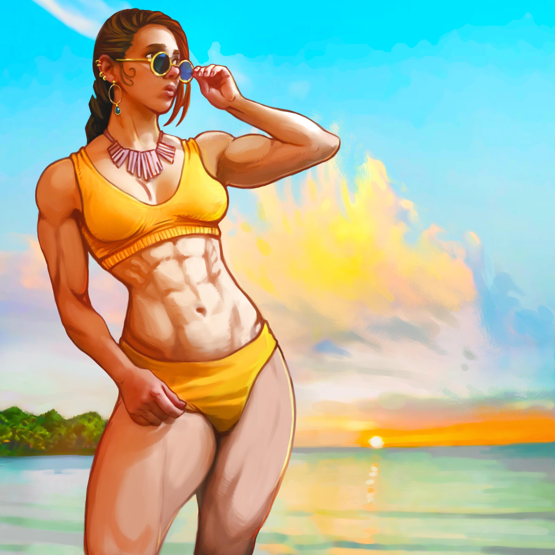 ArtStation - Fitness Model