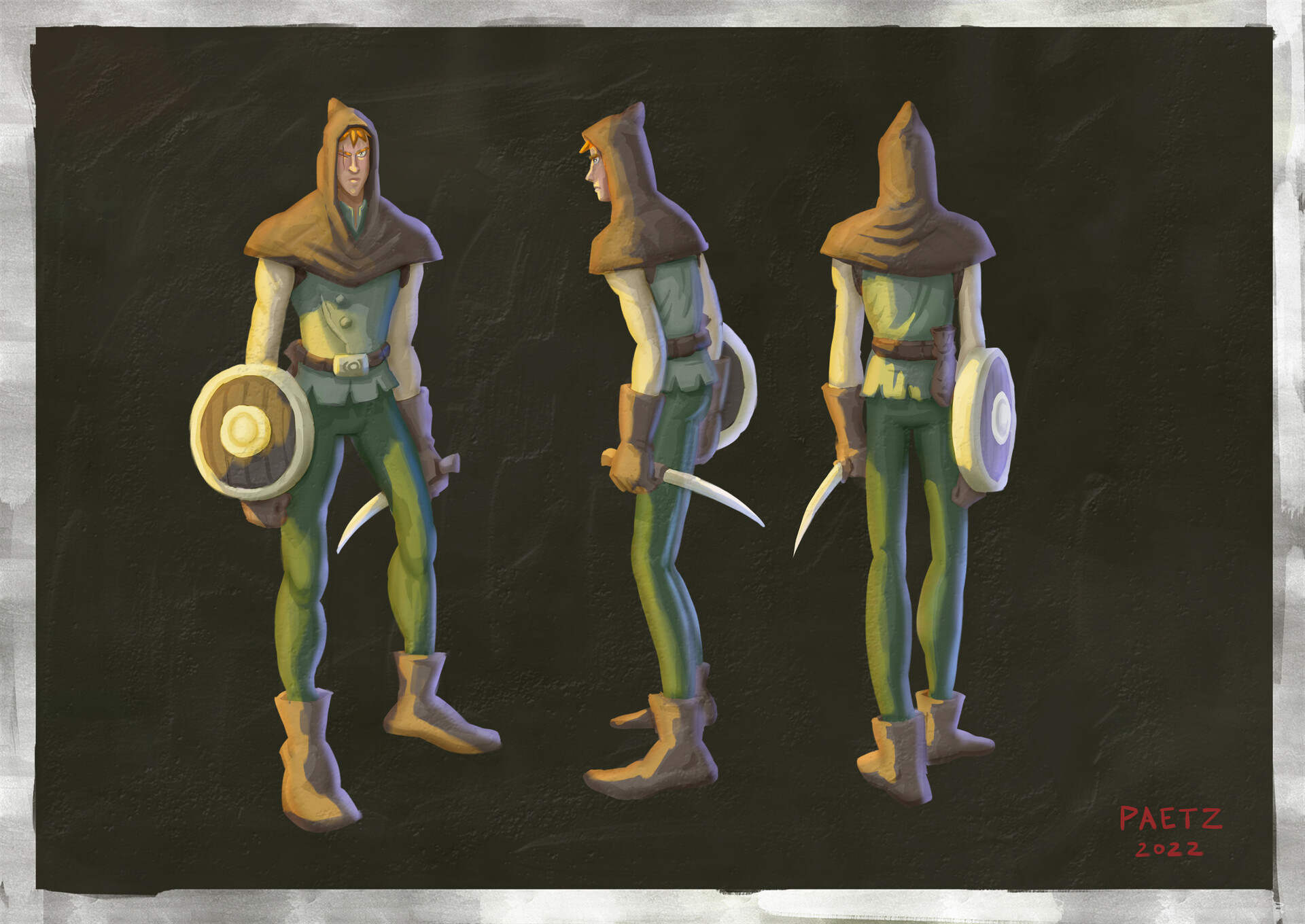 ArtStation - Thief Turnaround.