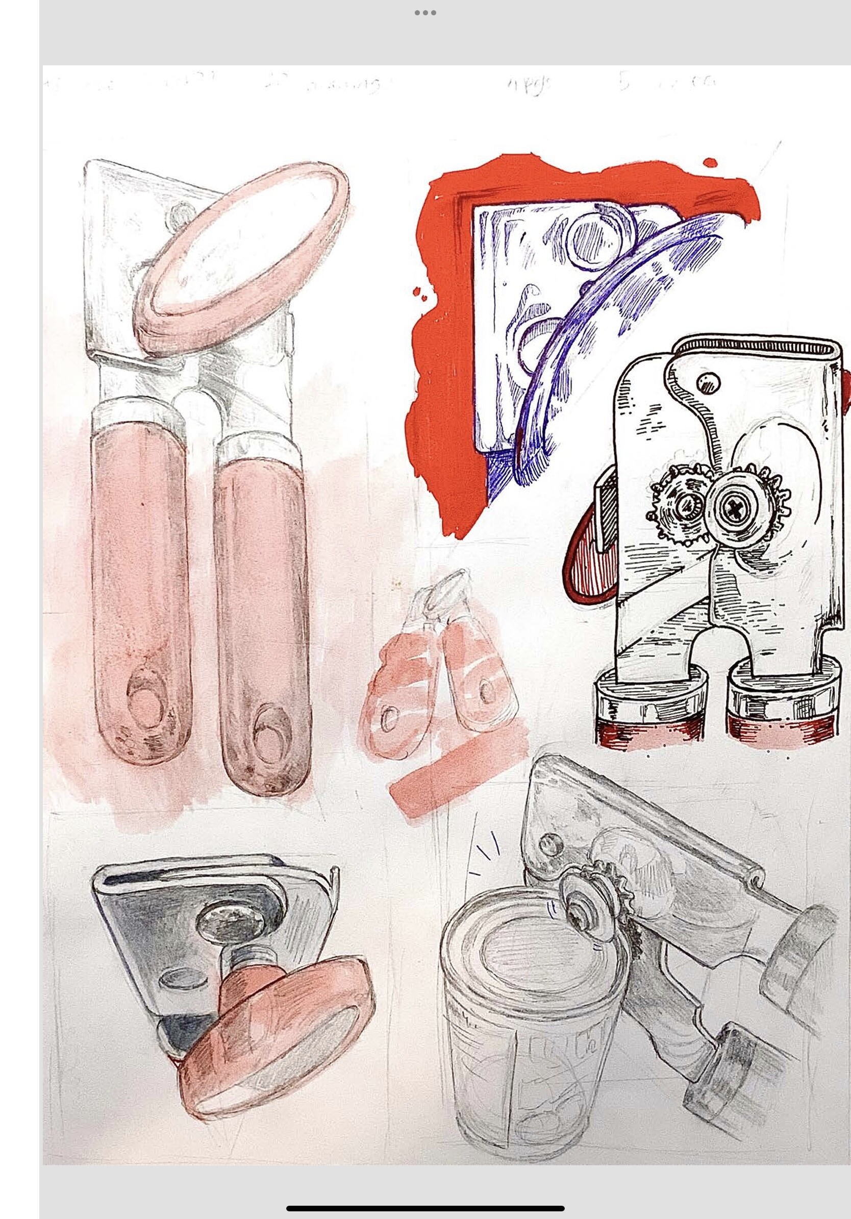 Can Opener Drawing