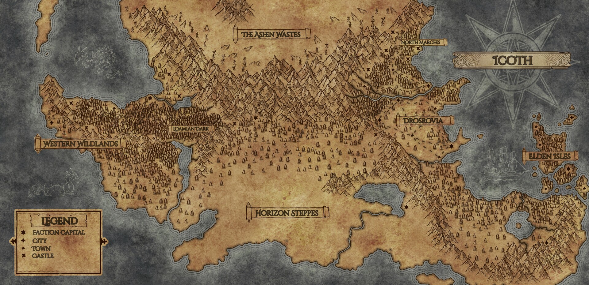 ArtStation - Realms & Peoples of Icoth