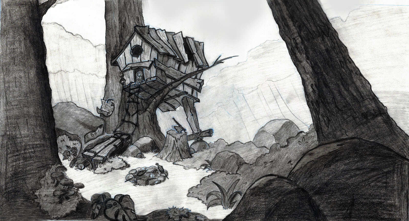 ArtStation - In the Middle of Nowhere.