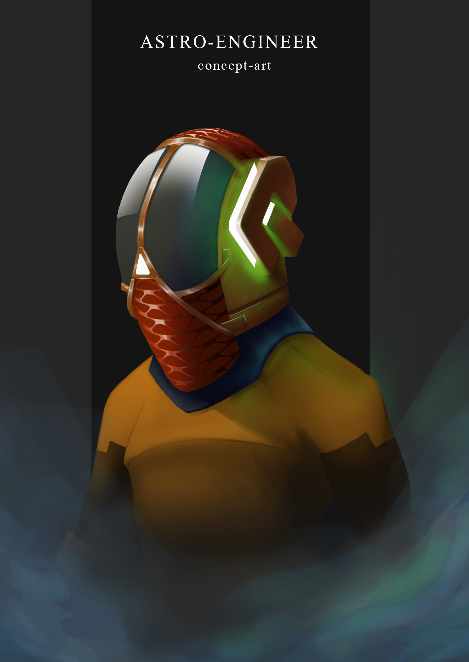 ArtStation - Astro-Engineer Concept helmet