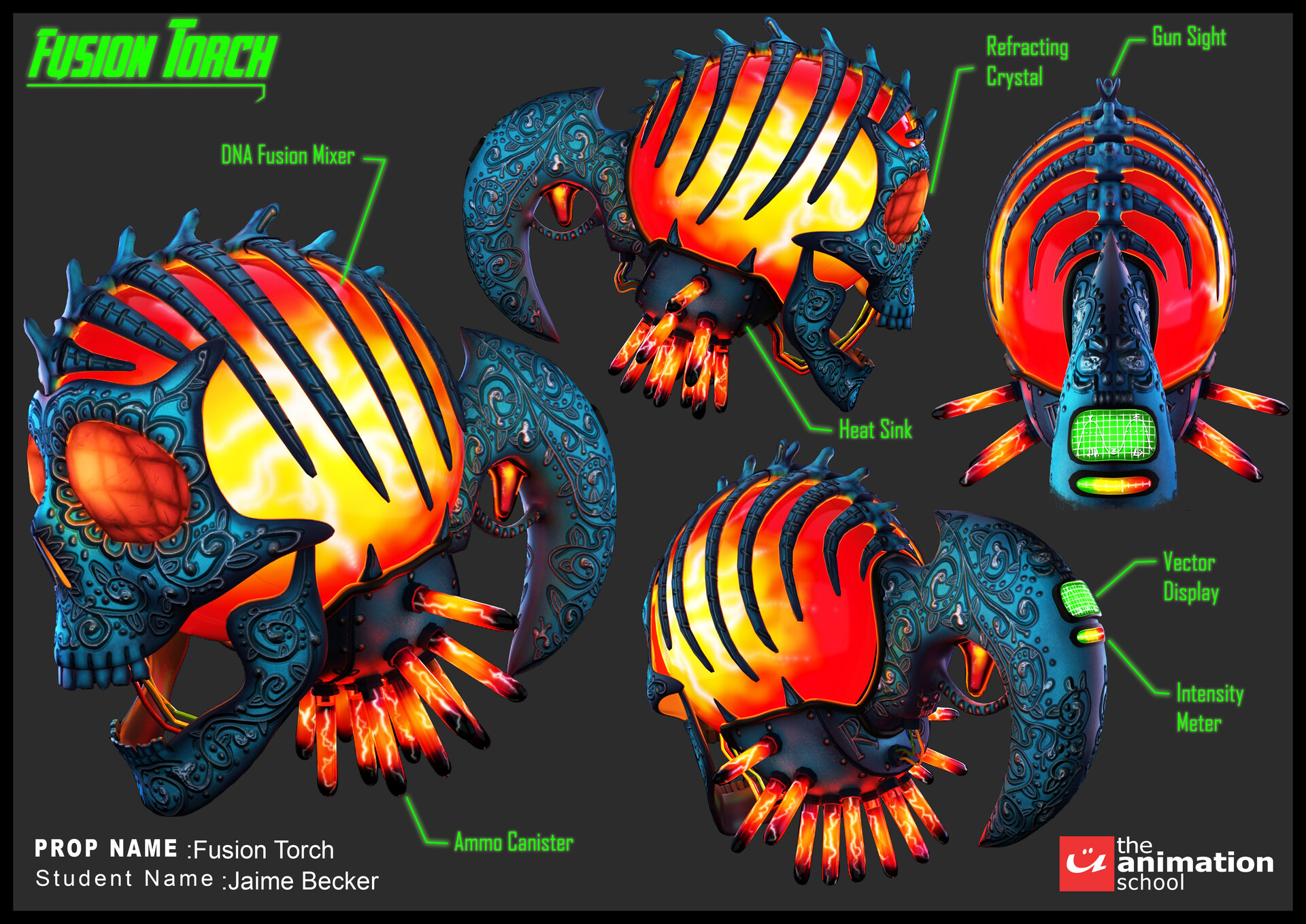ArtStation - Fusion Torch (3D asset)