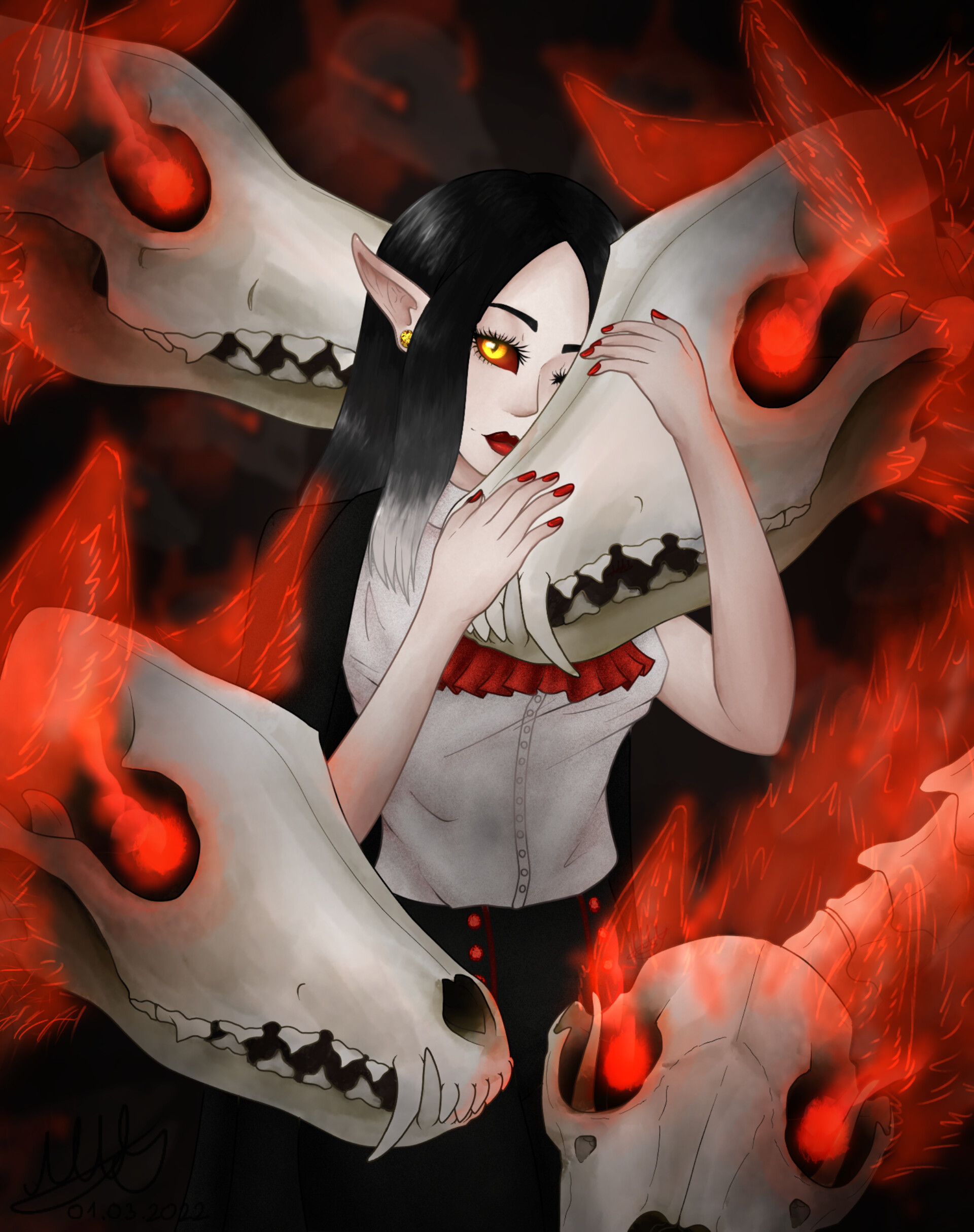 ArtStation - Wolf pack