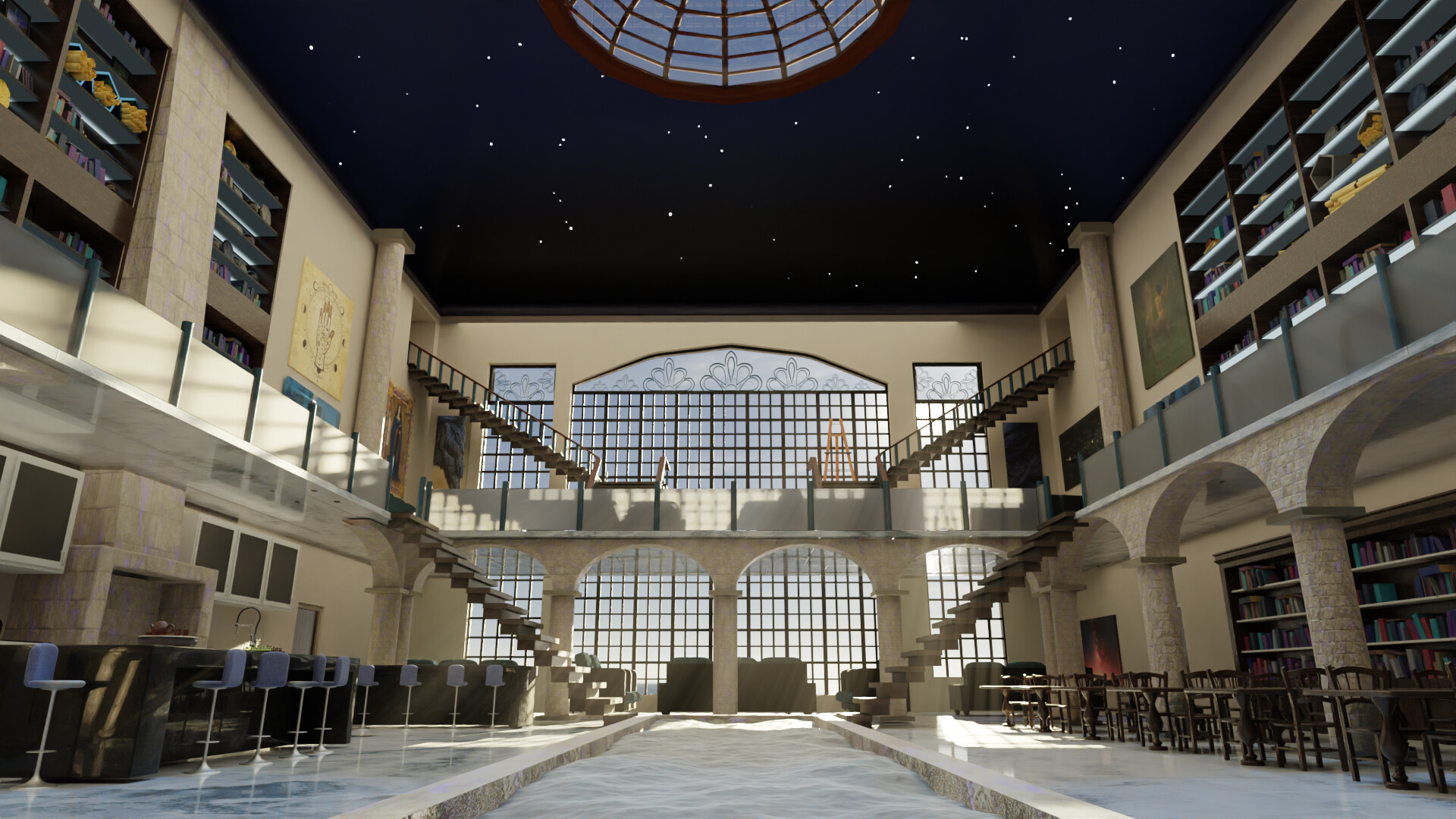 ArtStation - The Chamber of Ravenclaw (Remade)