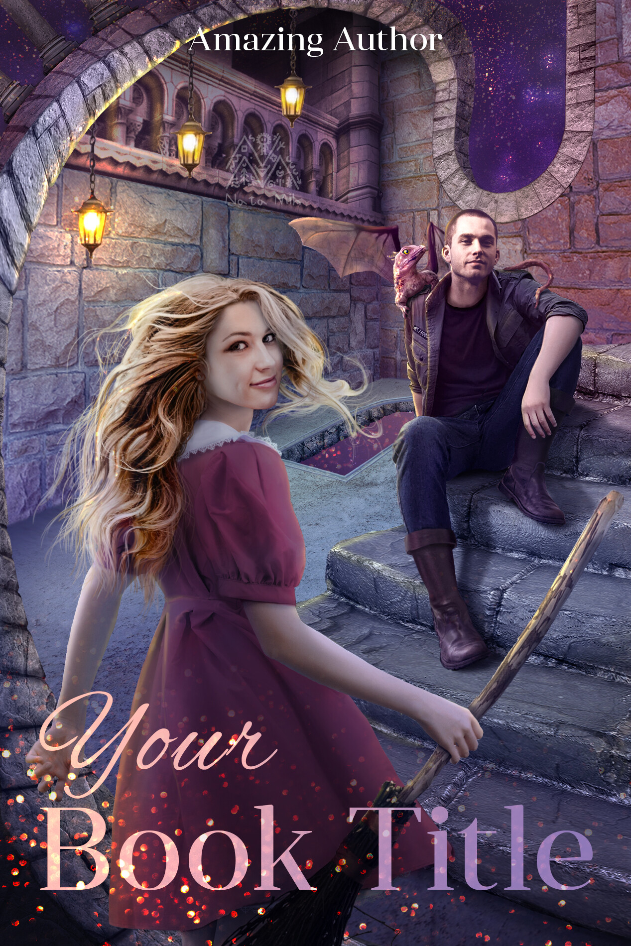 ArtStation - Fantasy romance book cover