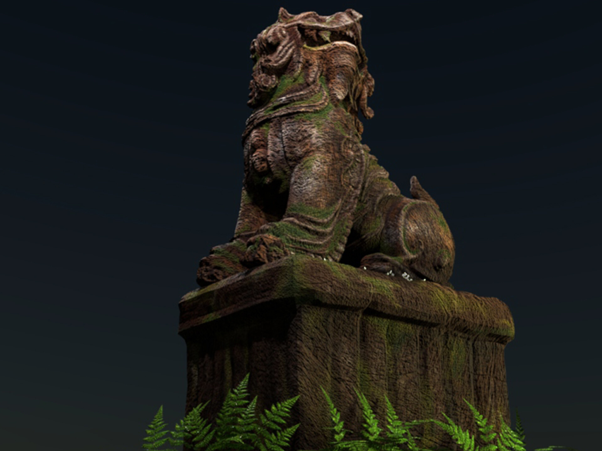 ArtStation - LION_STATUE