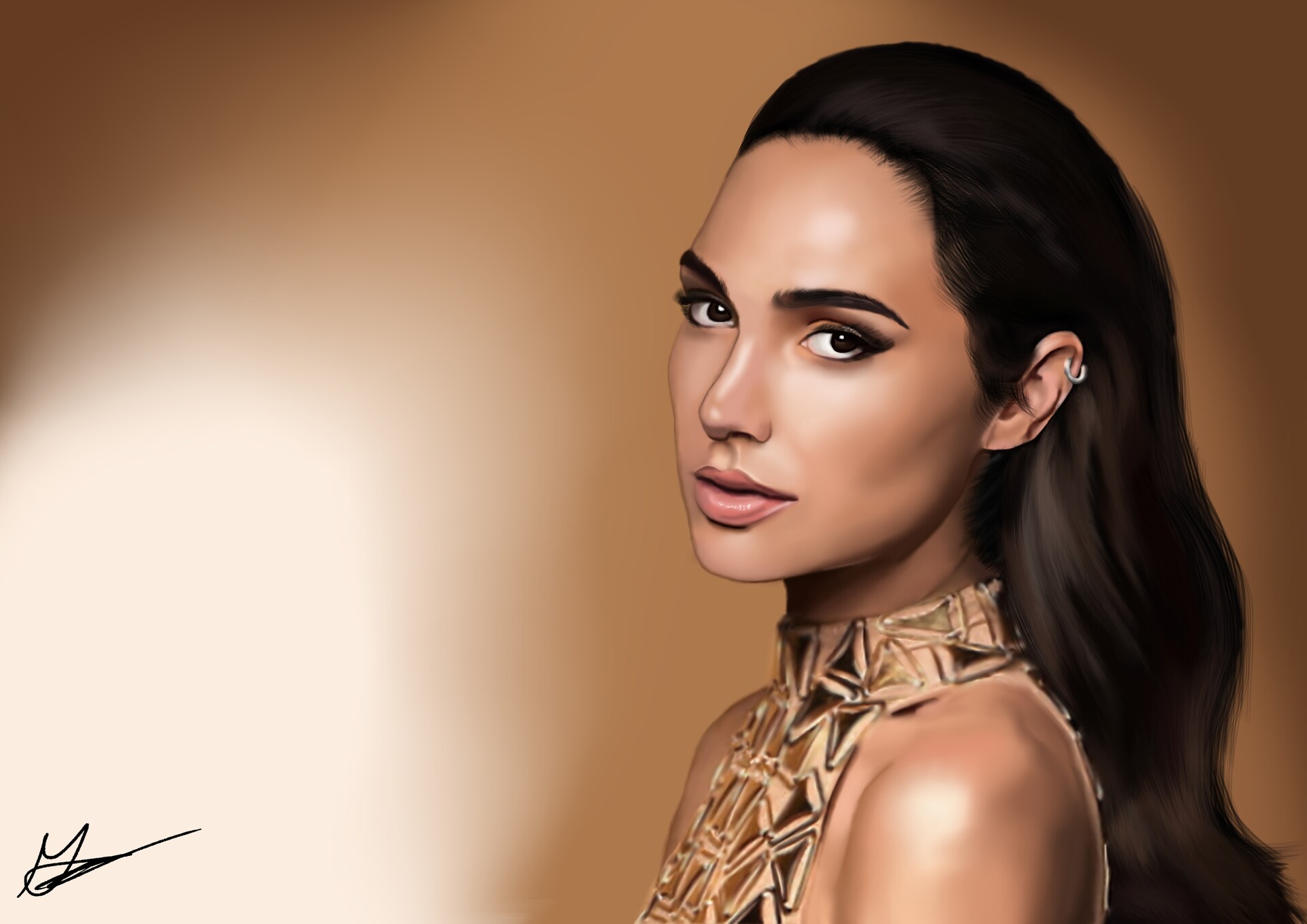 ArtStation - Gal Gadot Portrait