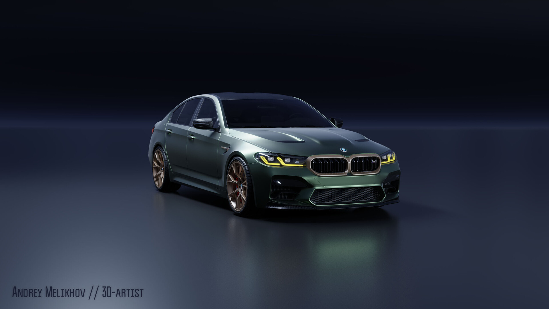 ArtStation - BMW M5 CS F90 // Full CGI Cycles Render