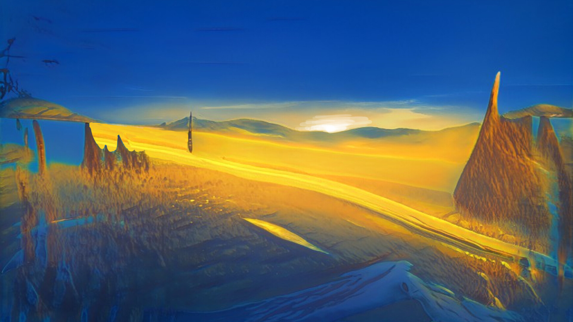 ArtStation - Peaceful Landscape