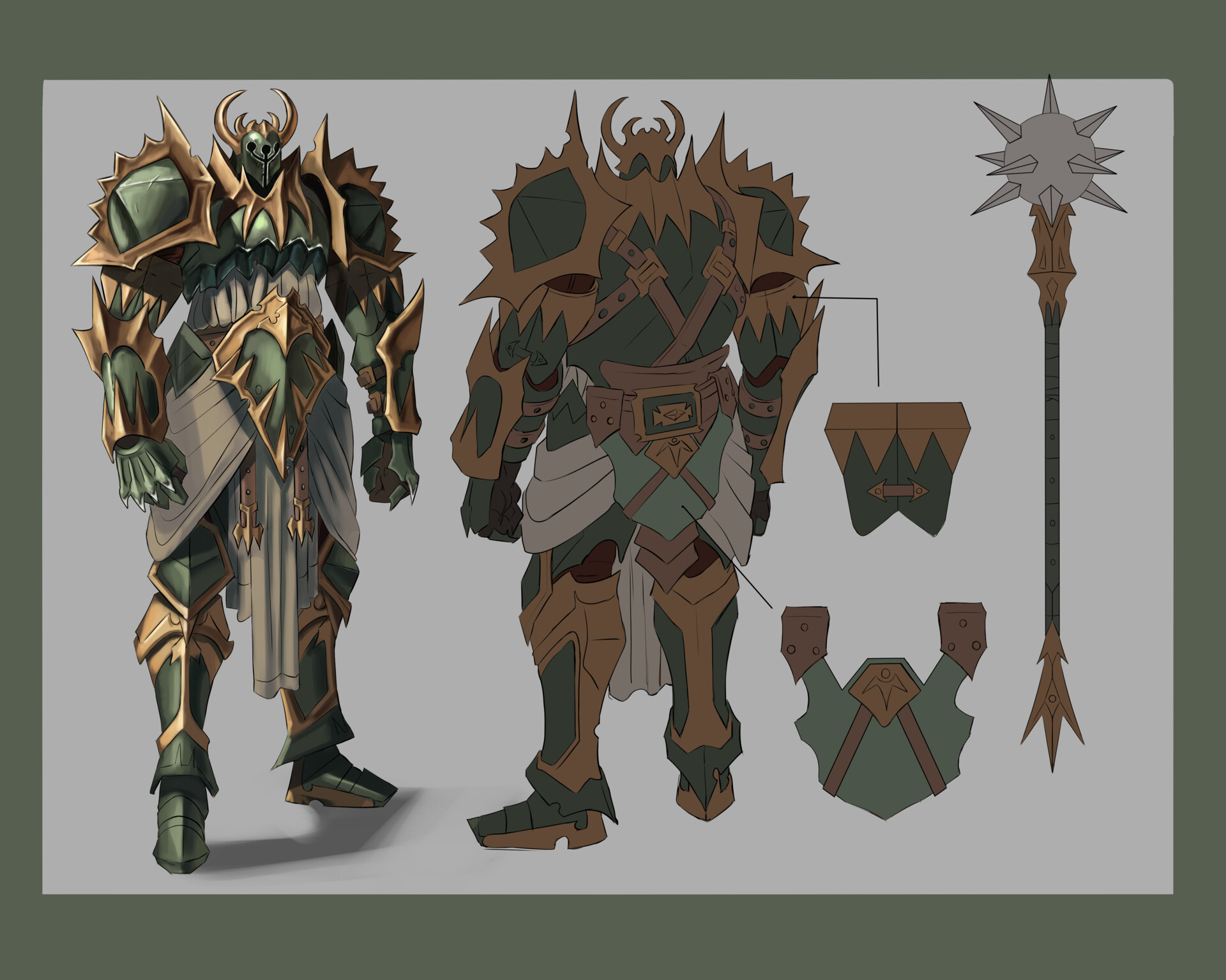 ArtStation - Concept art for Fantasy Enemies.