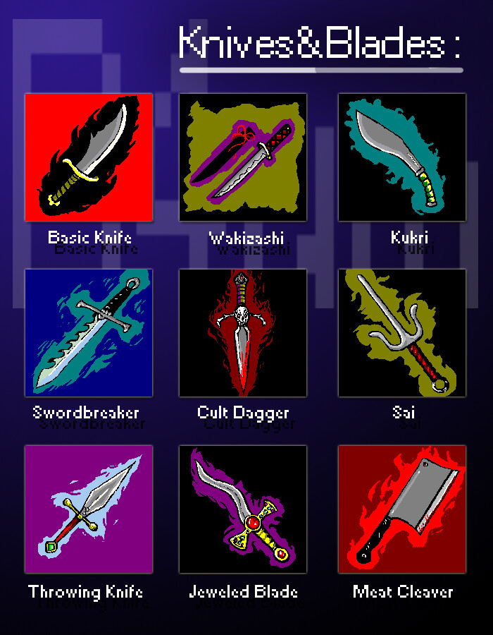 ArtStation - Knife Sheet