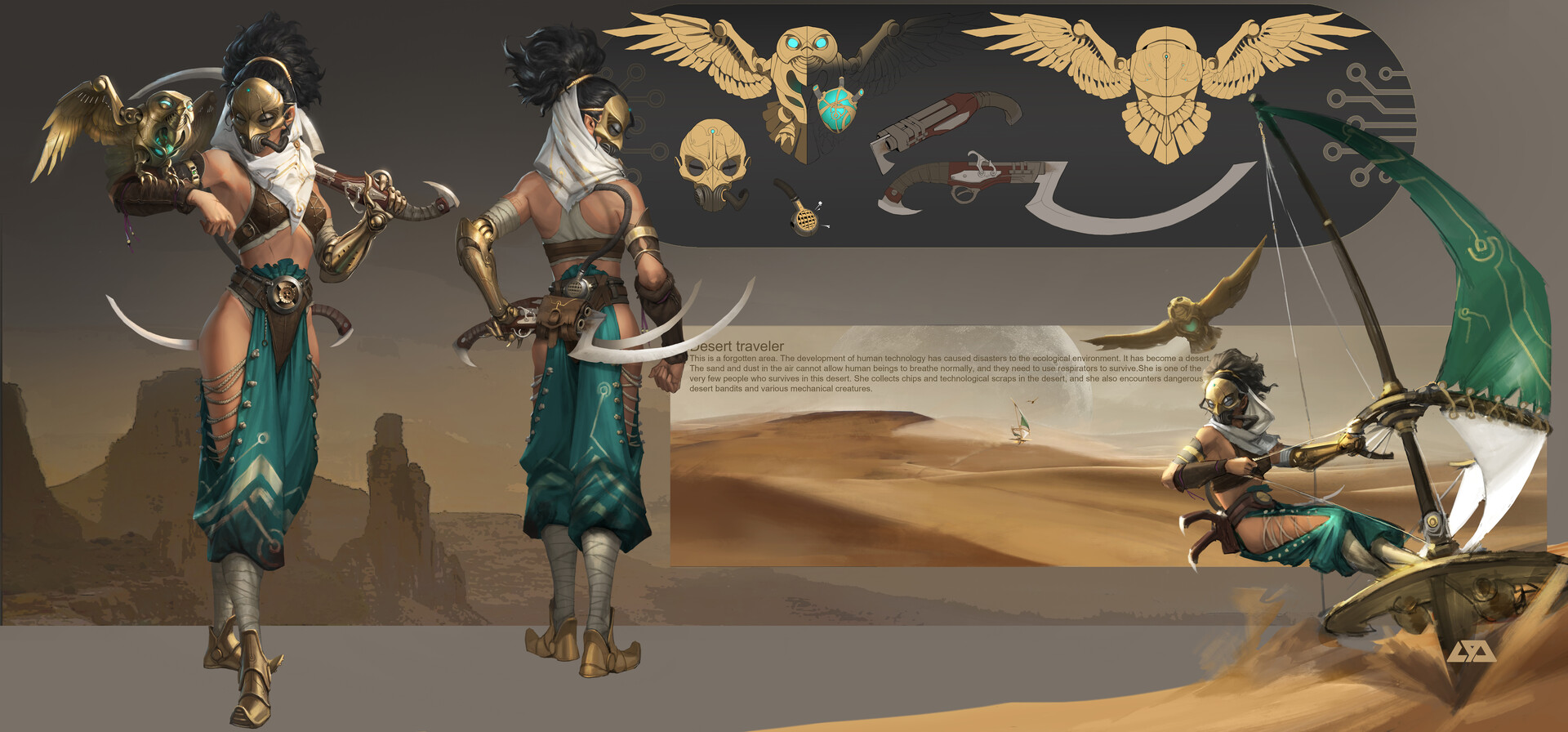 ArtStation - Desert traveler