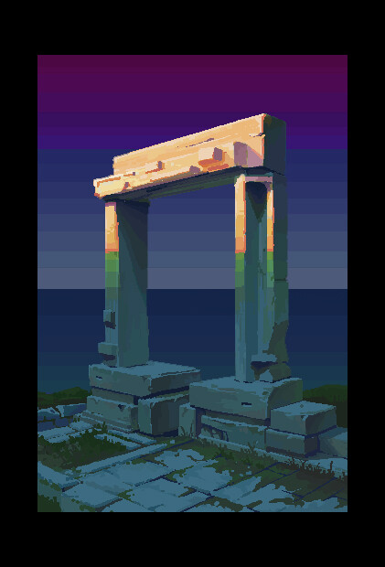 ArtStation - pixel graph