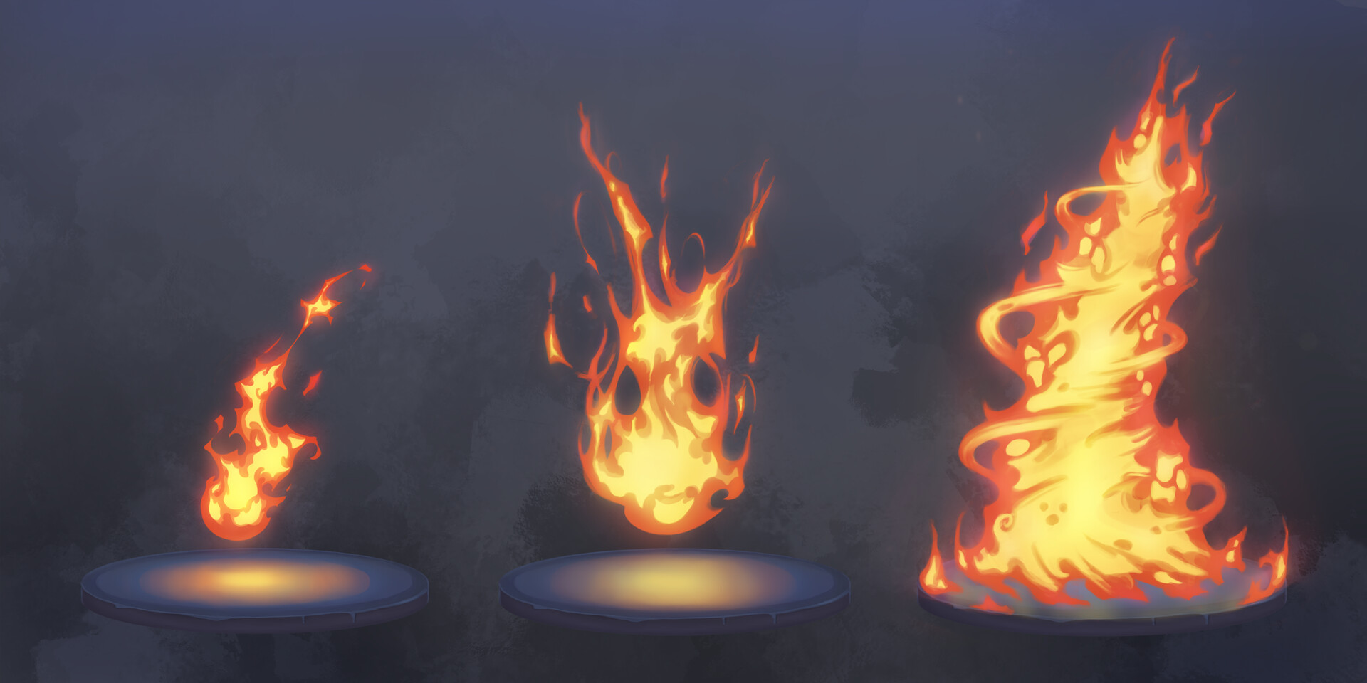 ArtStation - Stylized Fire Set