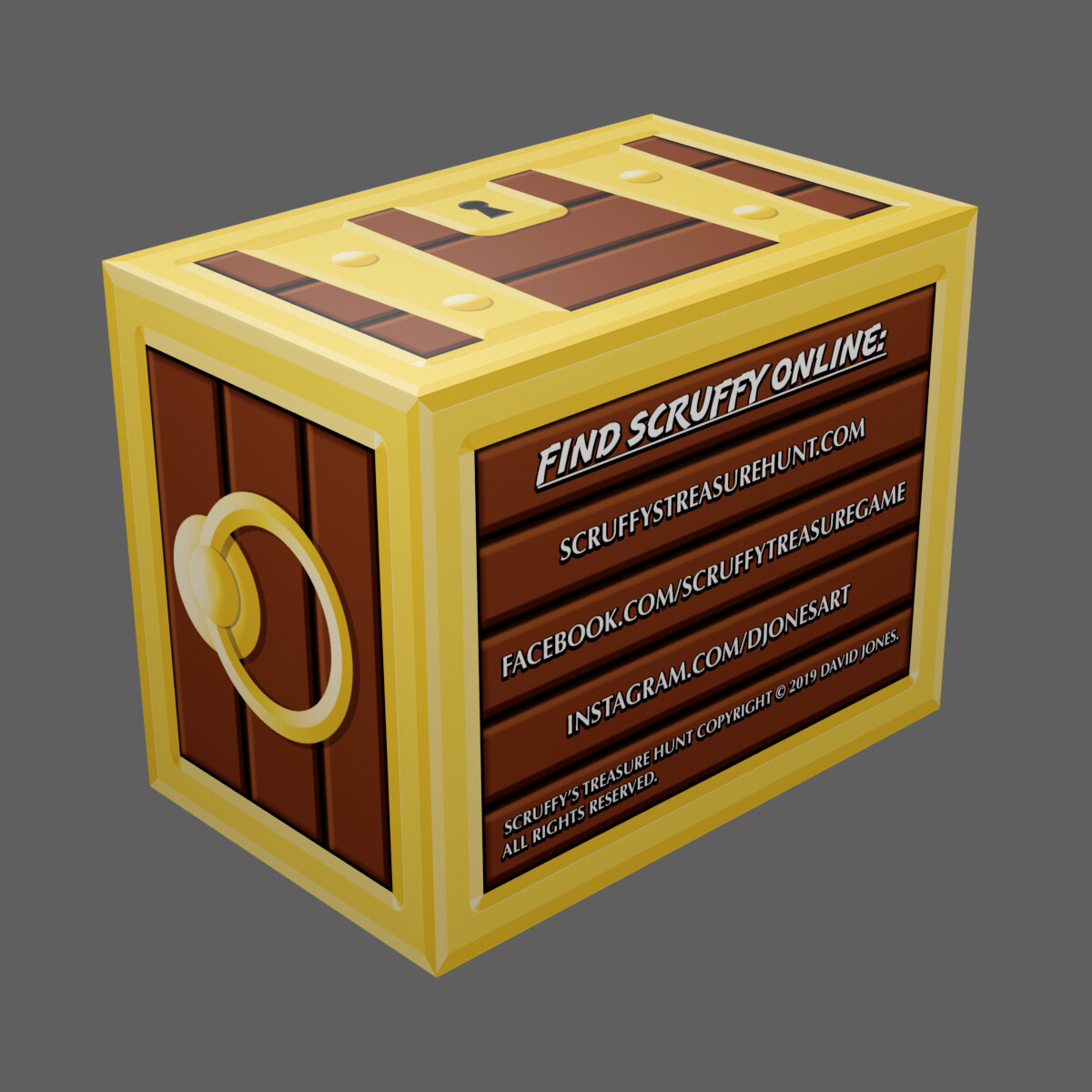 David Jones - Scruffy's Treasure Hunt - Treasure Chest