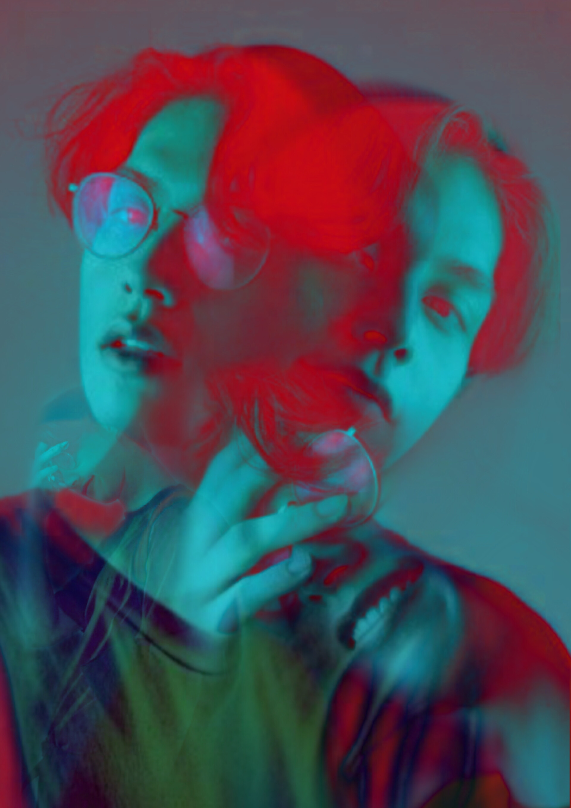 ArtStation - Graphic design double exposure