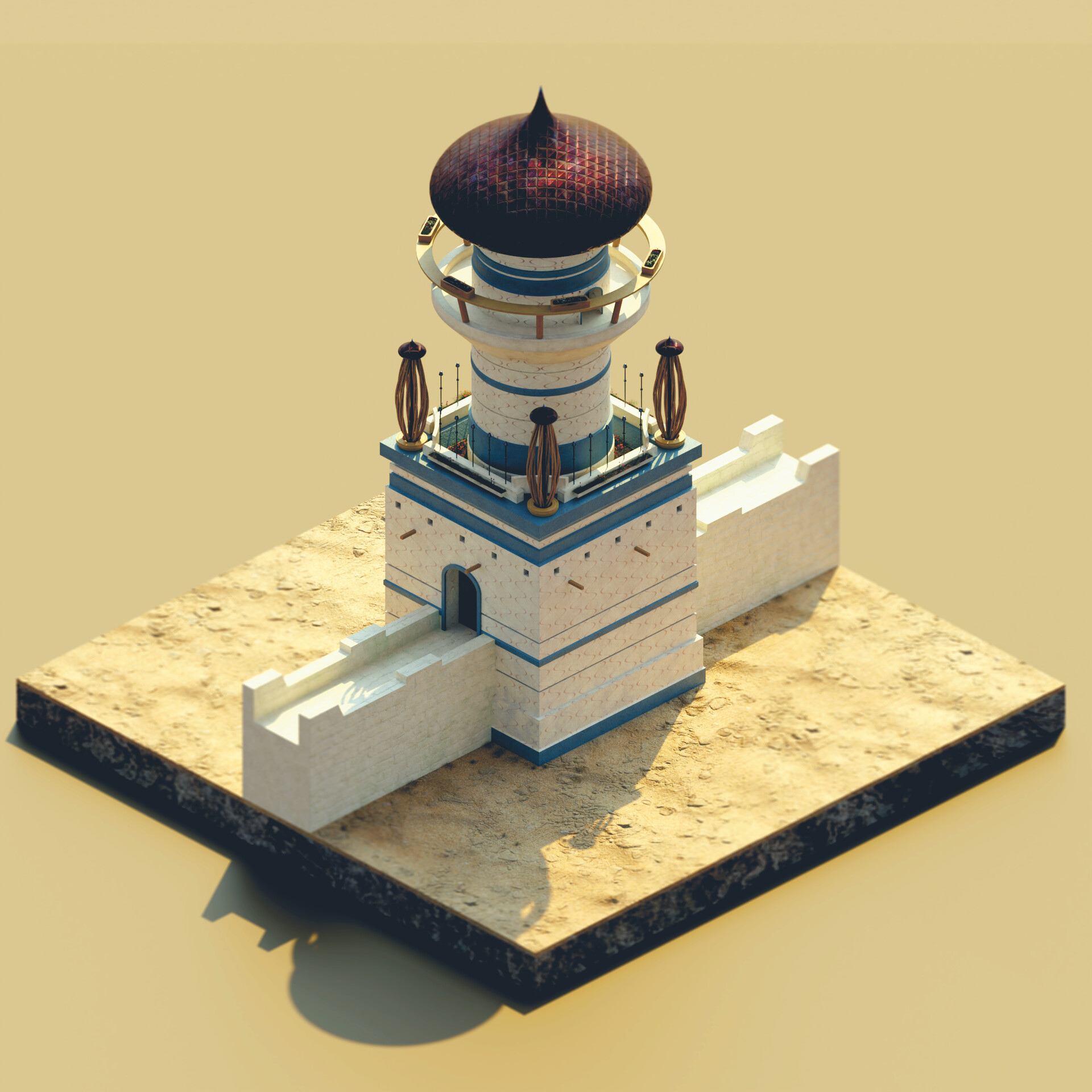 Roman Pavlovski - Tower in the Desert