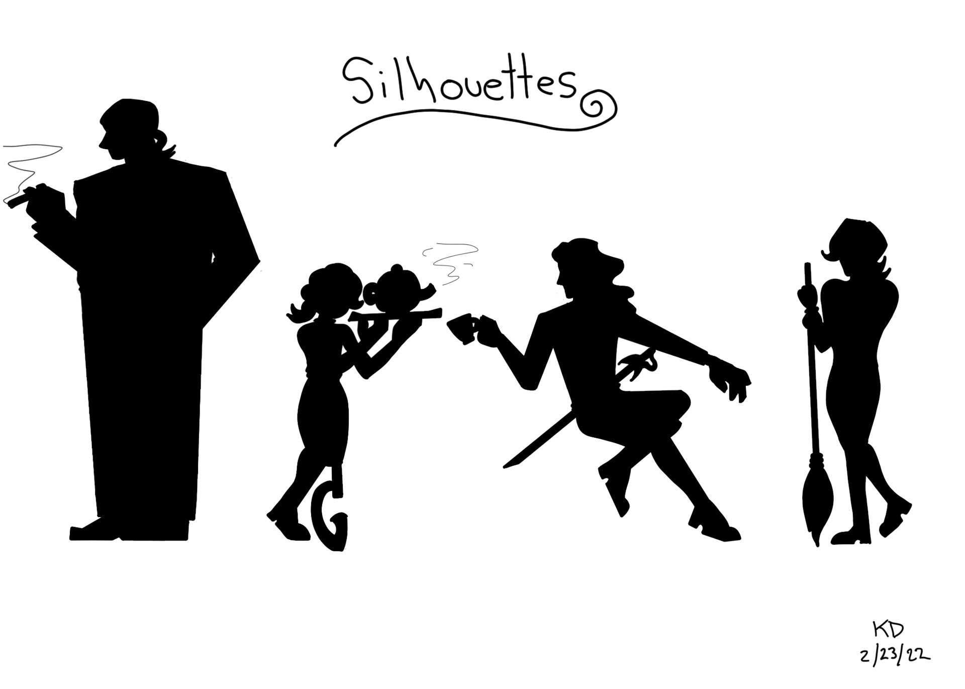 ArtStation - Character Silhouettes