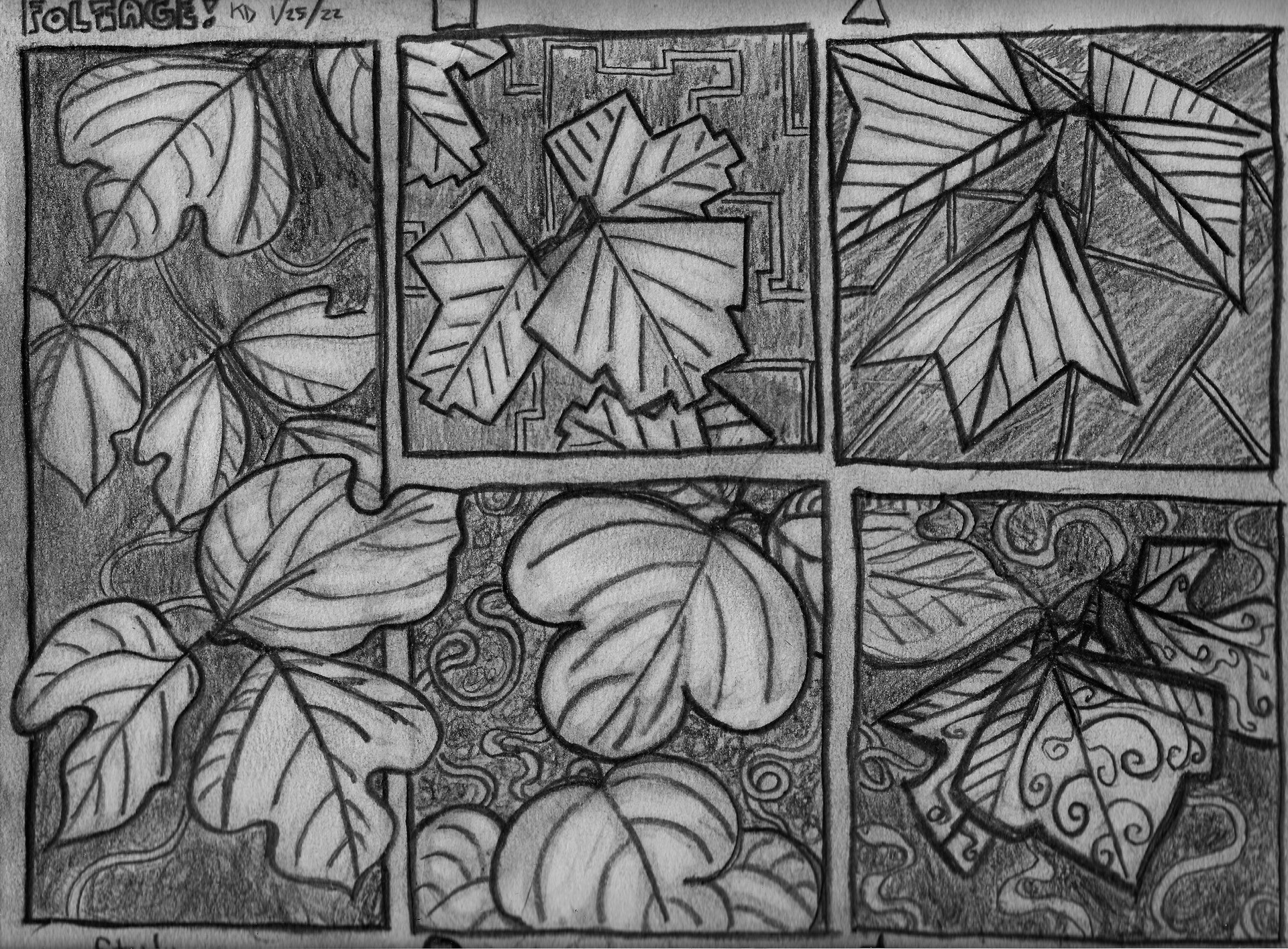 ArtStation - Kudzu Shape Study