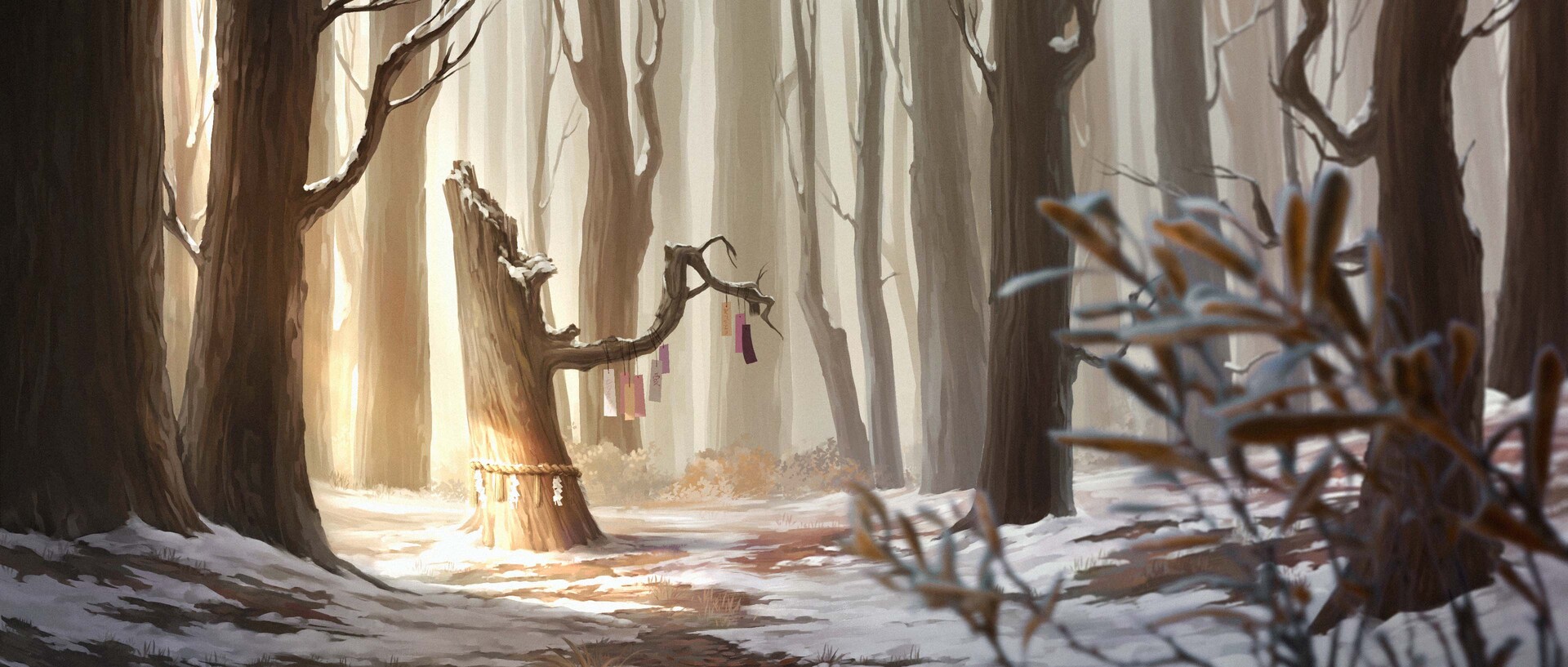 ArtStation - Wishing tree