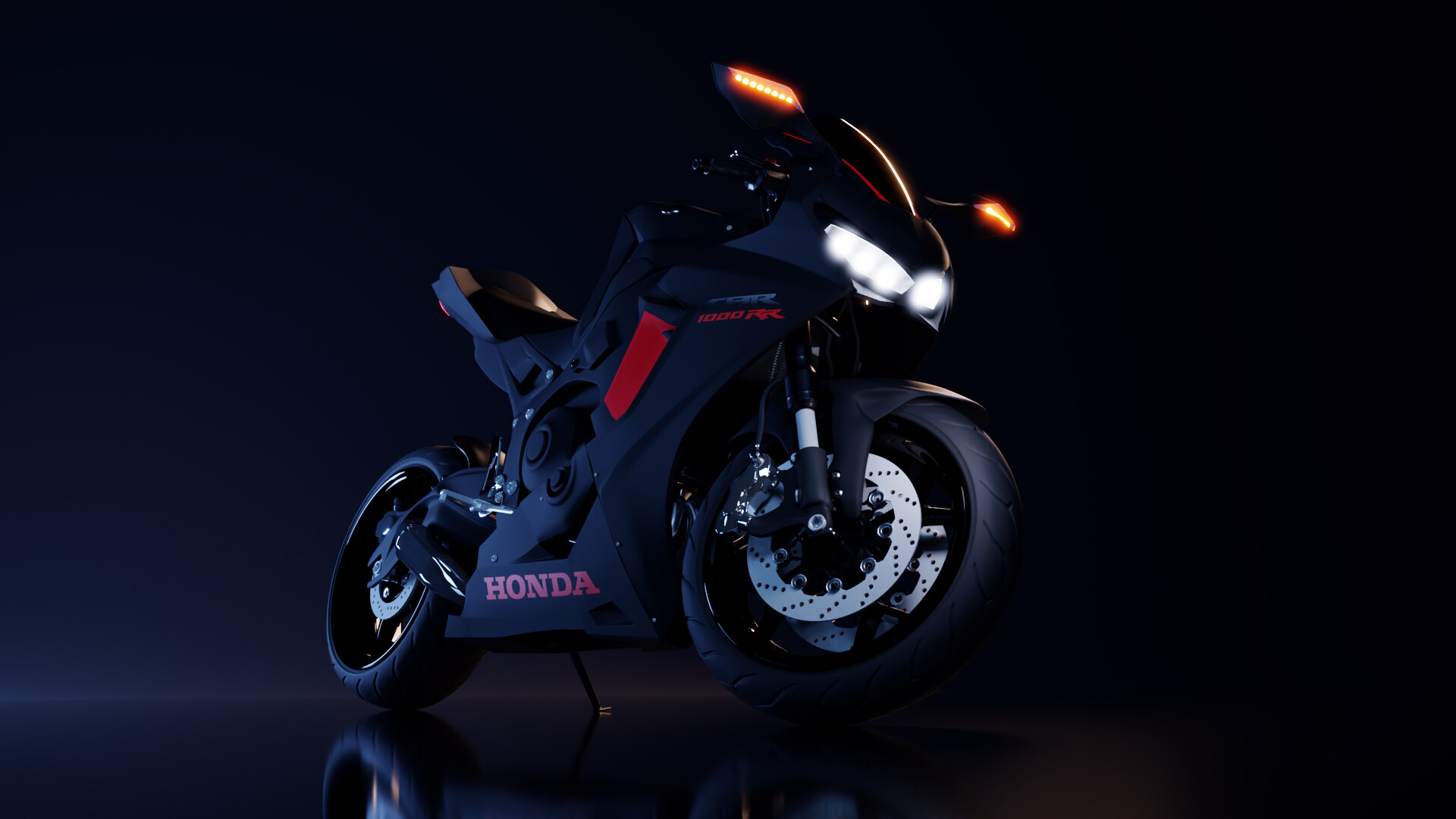 ArtStation - Honda Fireblade CBR 1000RR 3D Model
