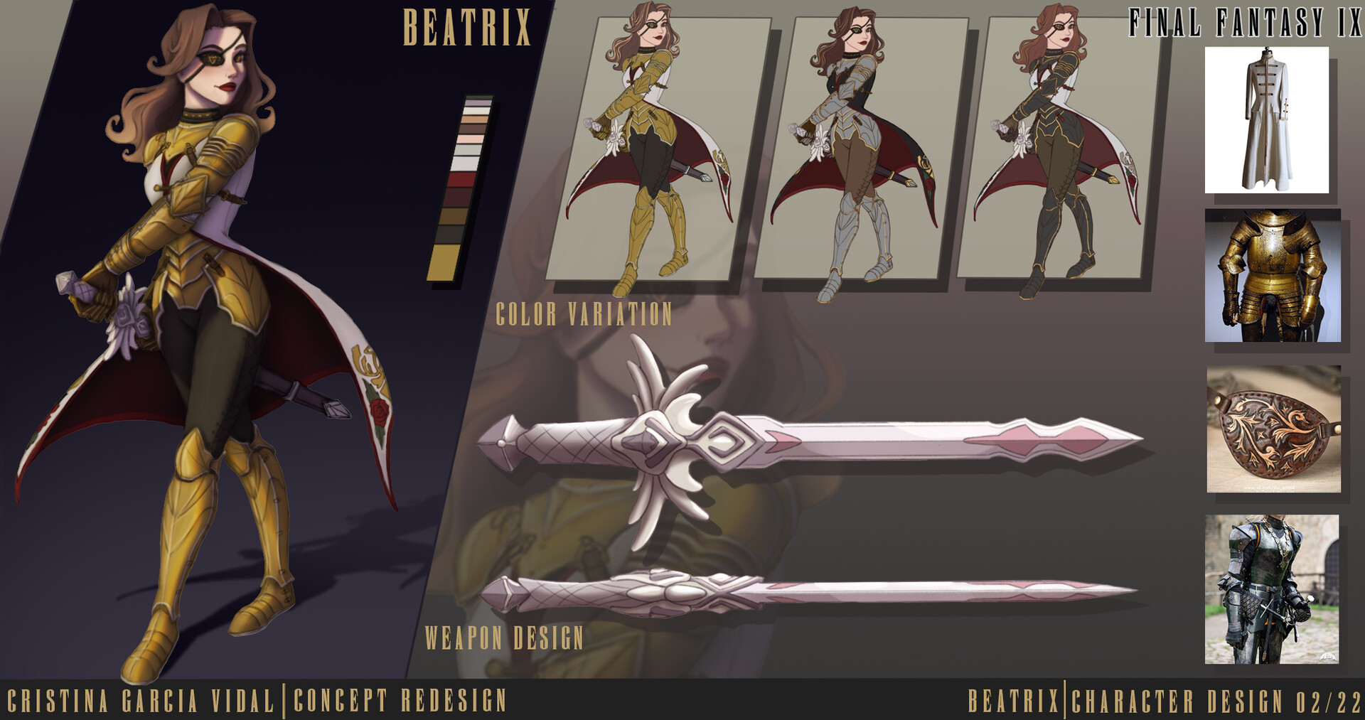 ArtStation - Beatrix Redesign Concept