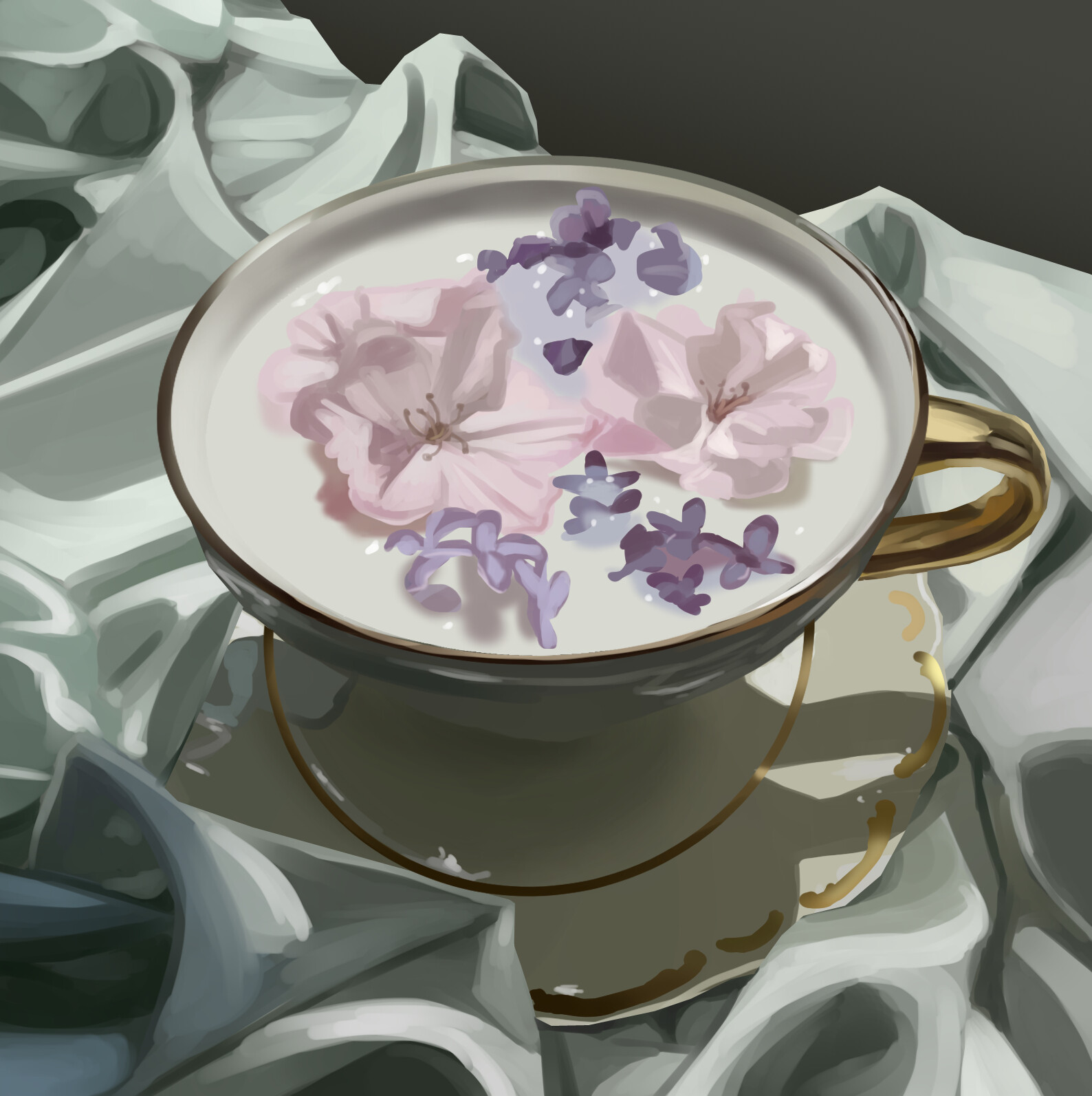 ArtStation - Tea Cup Study
