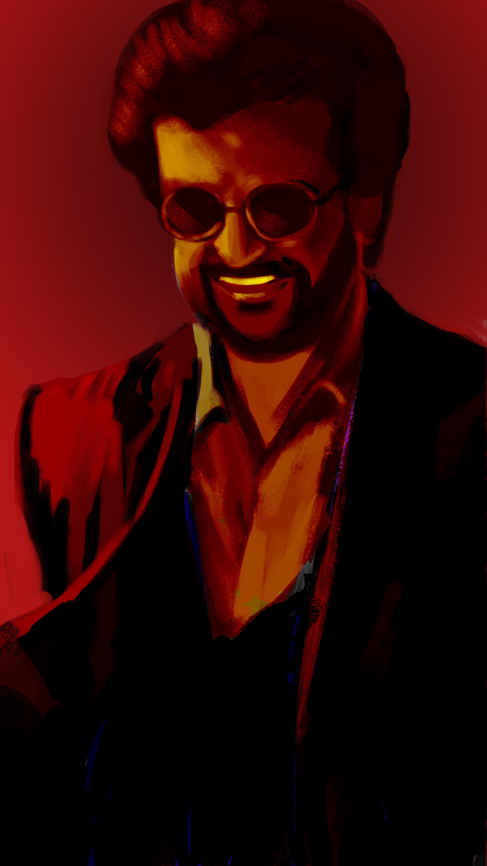ArtStation - Rajnikanth Portrait Study