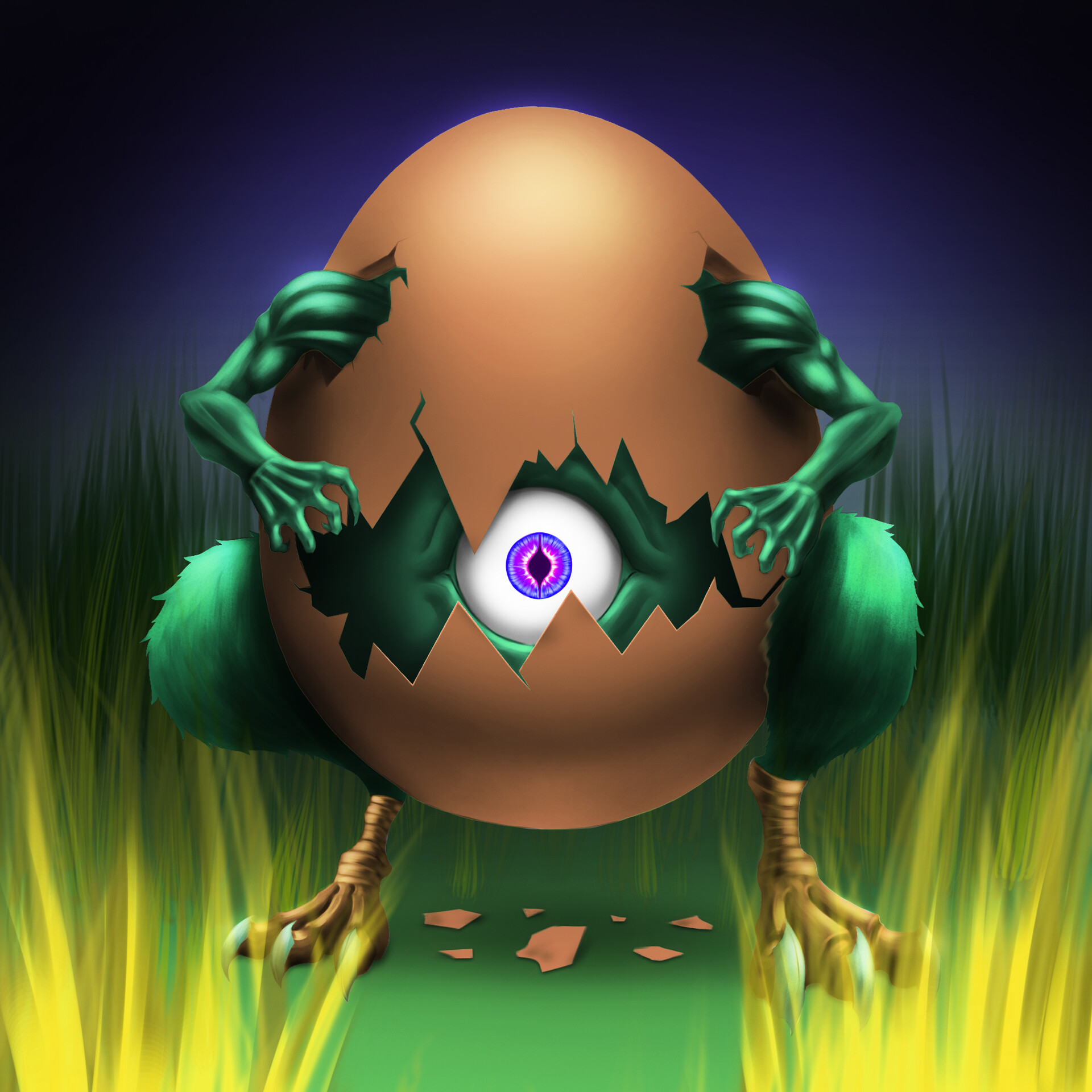 ArtStation - Unhatched Monster