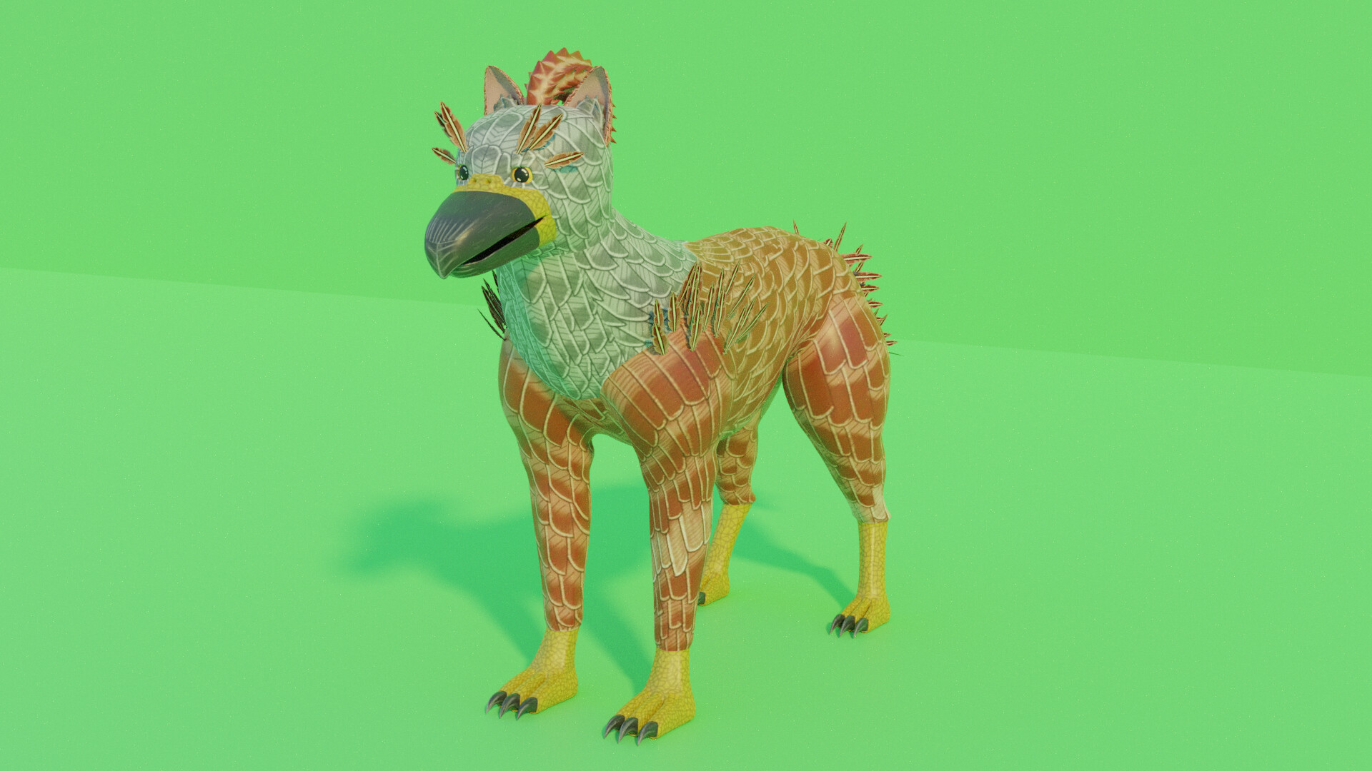 Scott Brookes - Bird-Themed Quadruped Model
