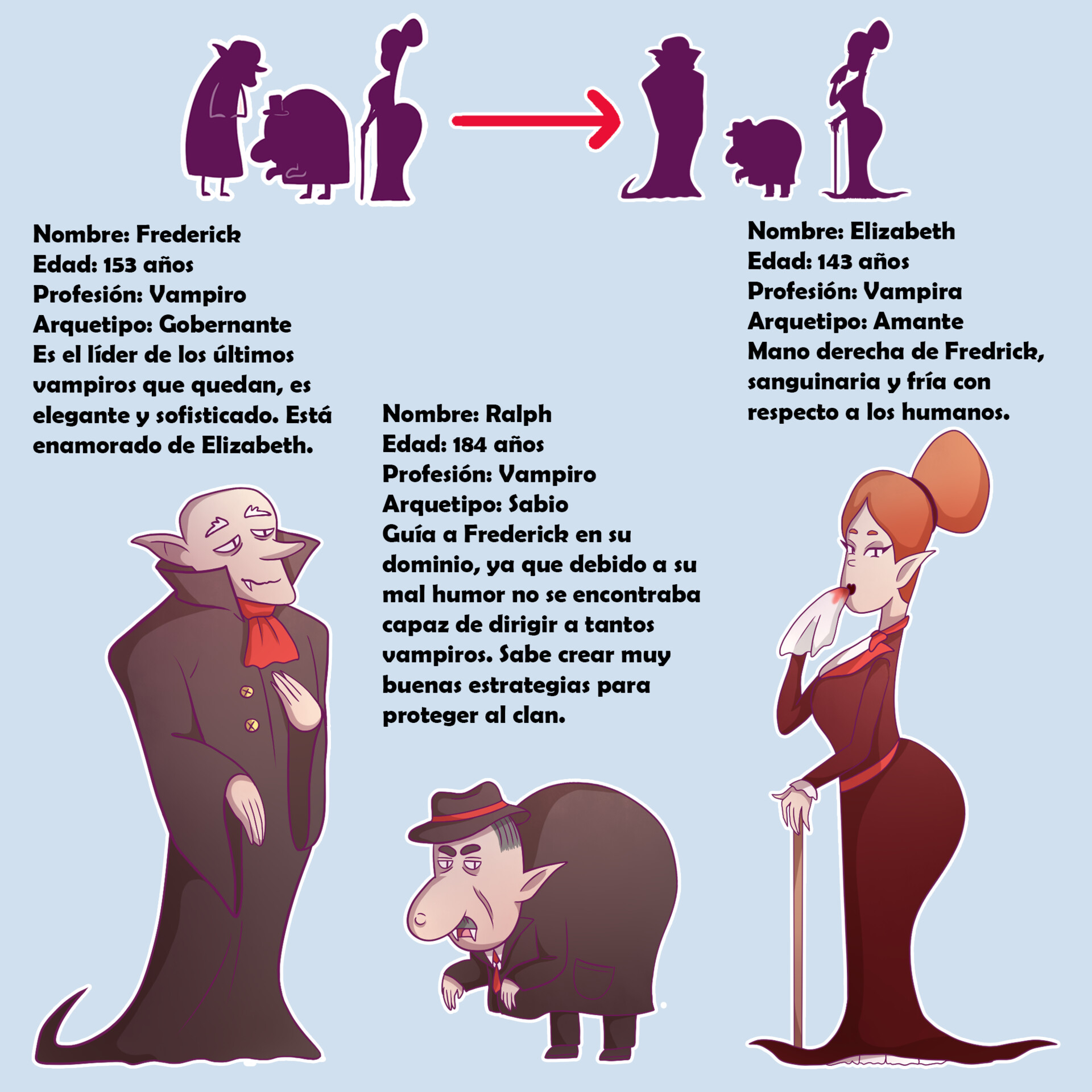 ArtStation - Vampires characters