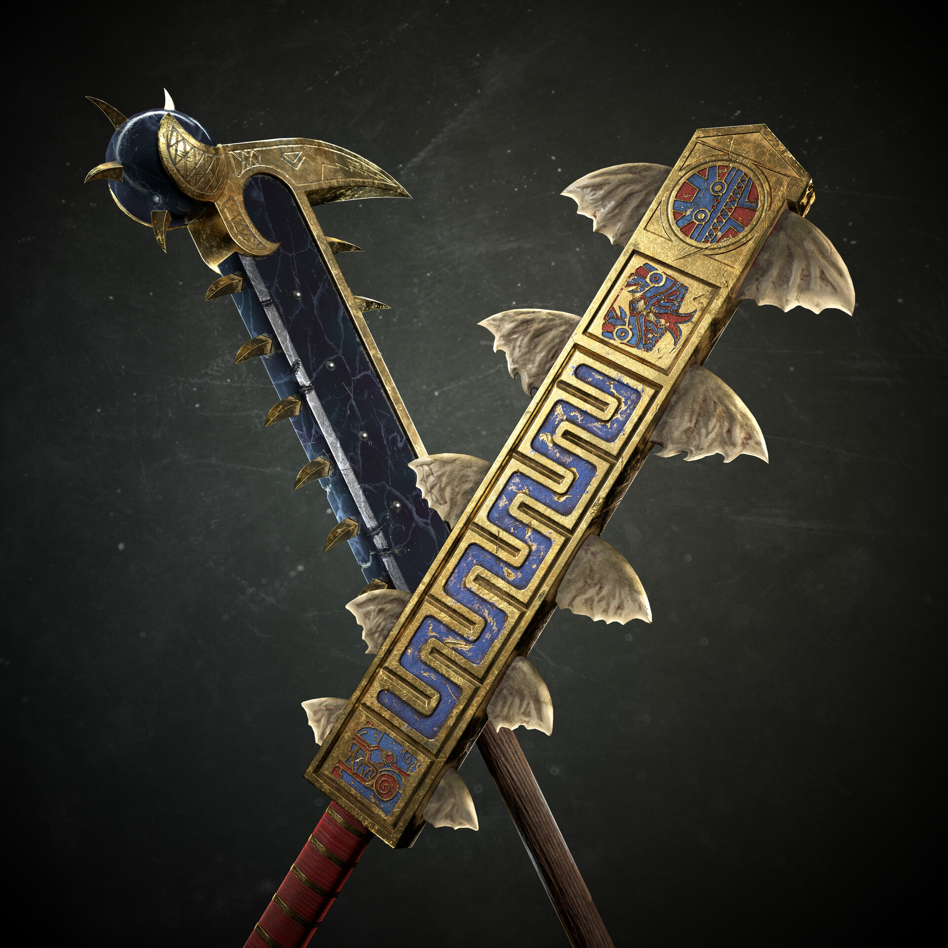 Dmitry "WiNion" Koshelev - Saurus' Weapon - Ceremonial Halbred & Macuahuitl